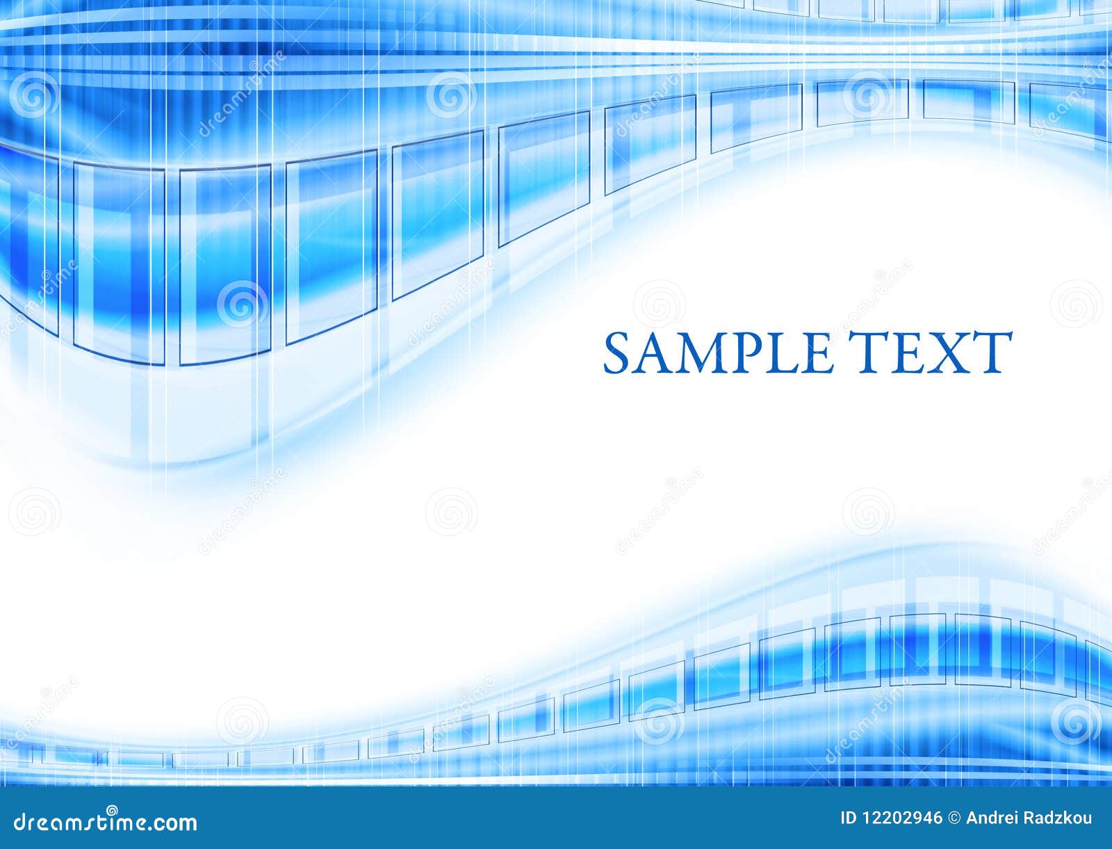 Blue techno template stock illustration. Illustration of design - 12202946