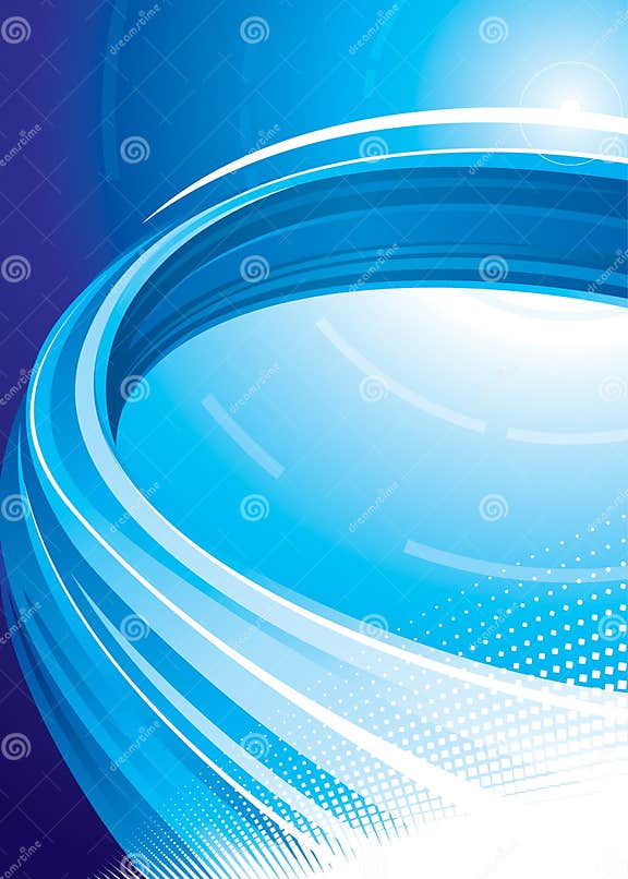 Blue technology stock vector. Illustration of element - 7320902