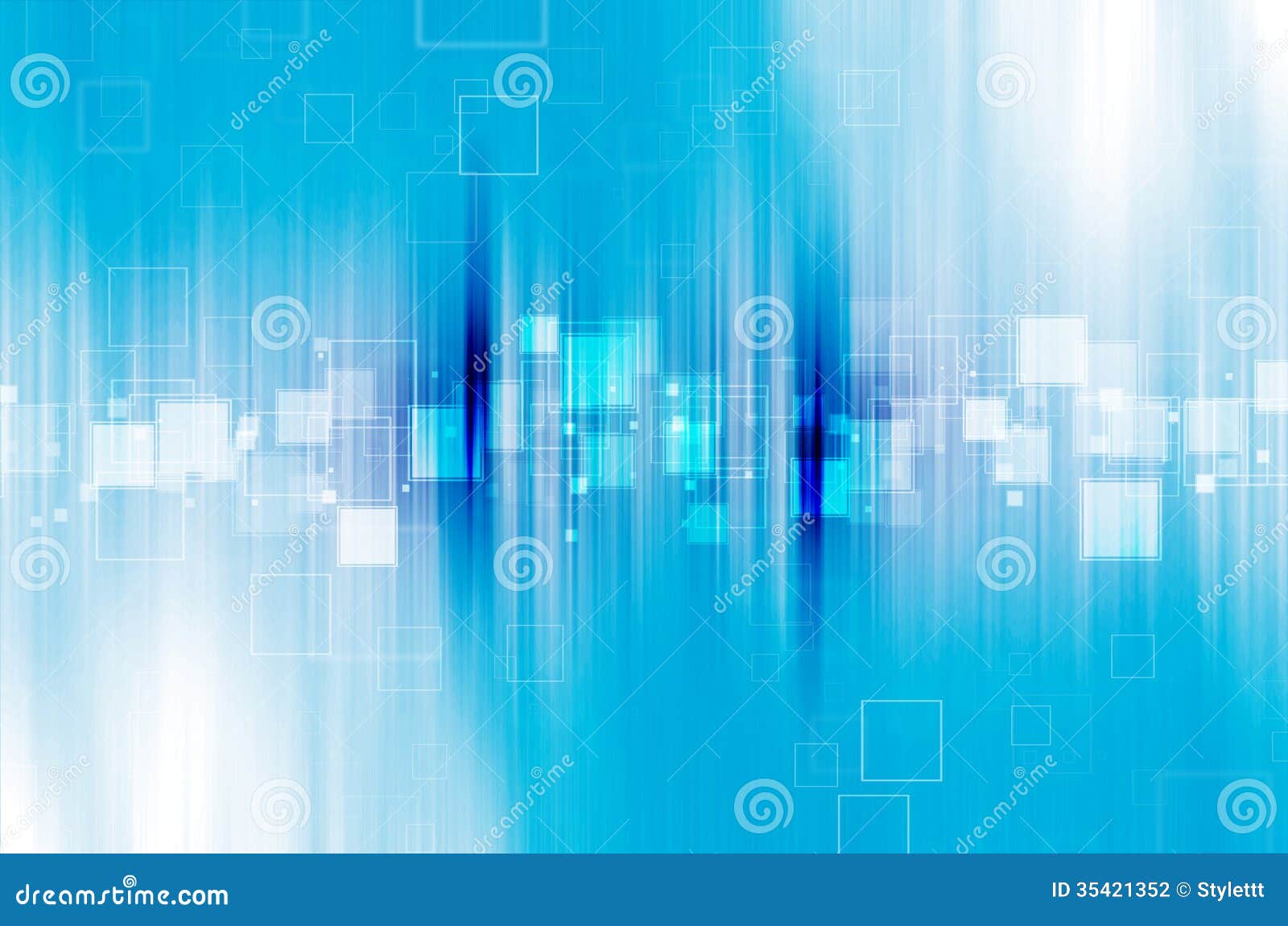 Blue Technology Abstract Background Stock Illustration - Illustration ...