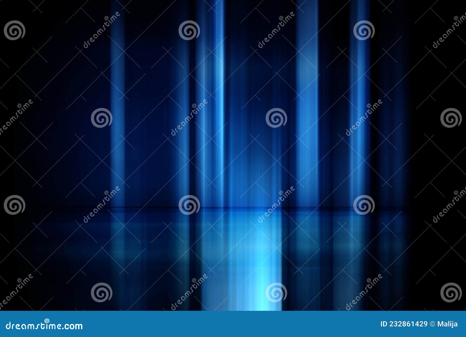 Blue Technology Abstract Motion Background of Speed Light Stock Image ...