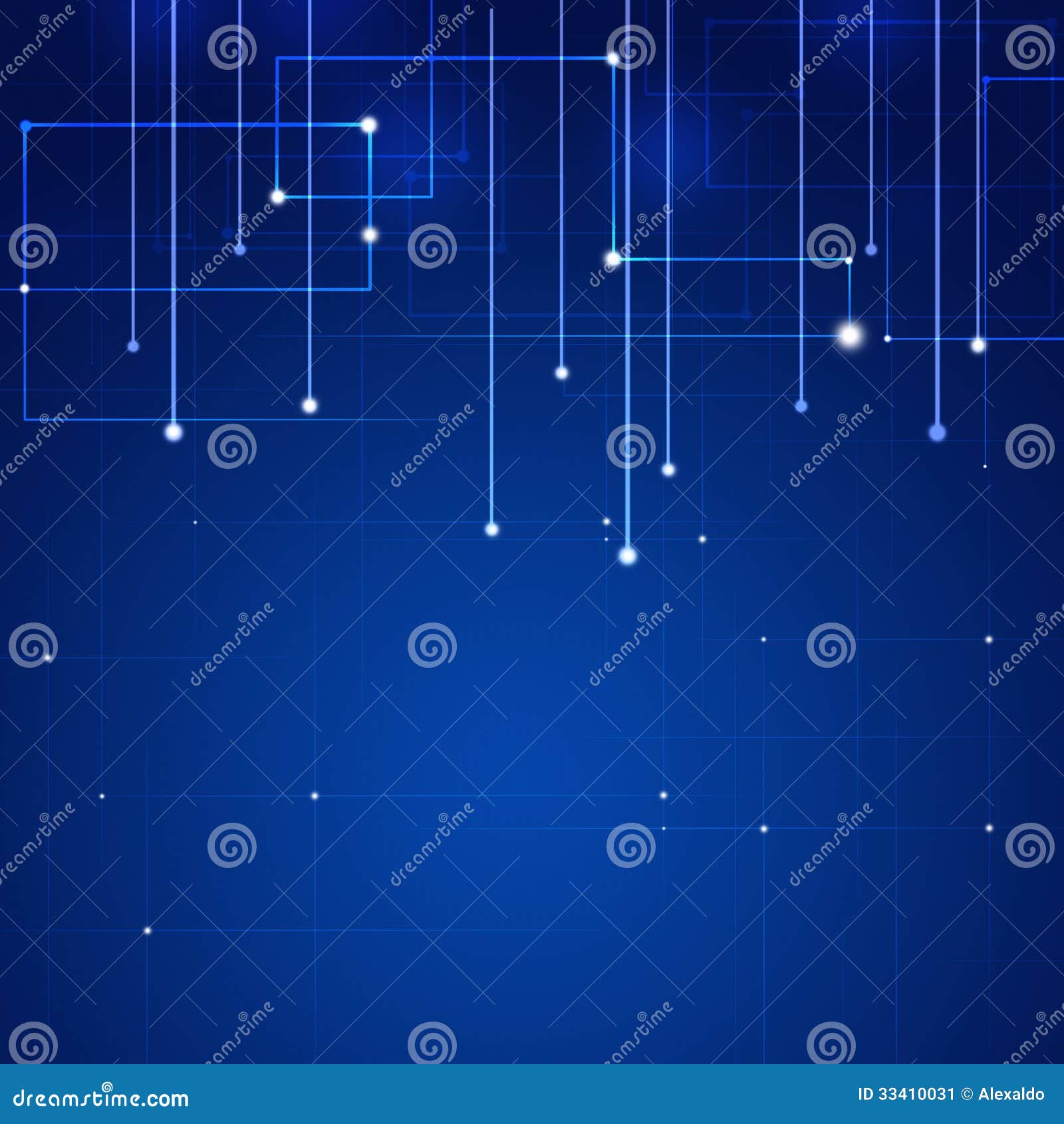 Blue Technology Background stock illustration. Illustration of computer ...