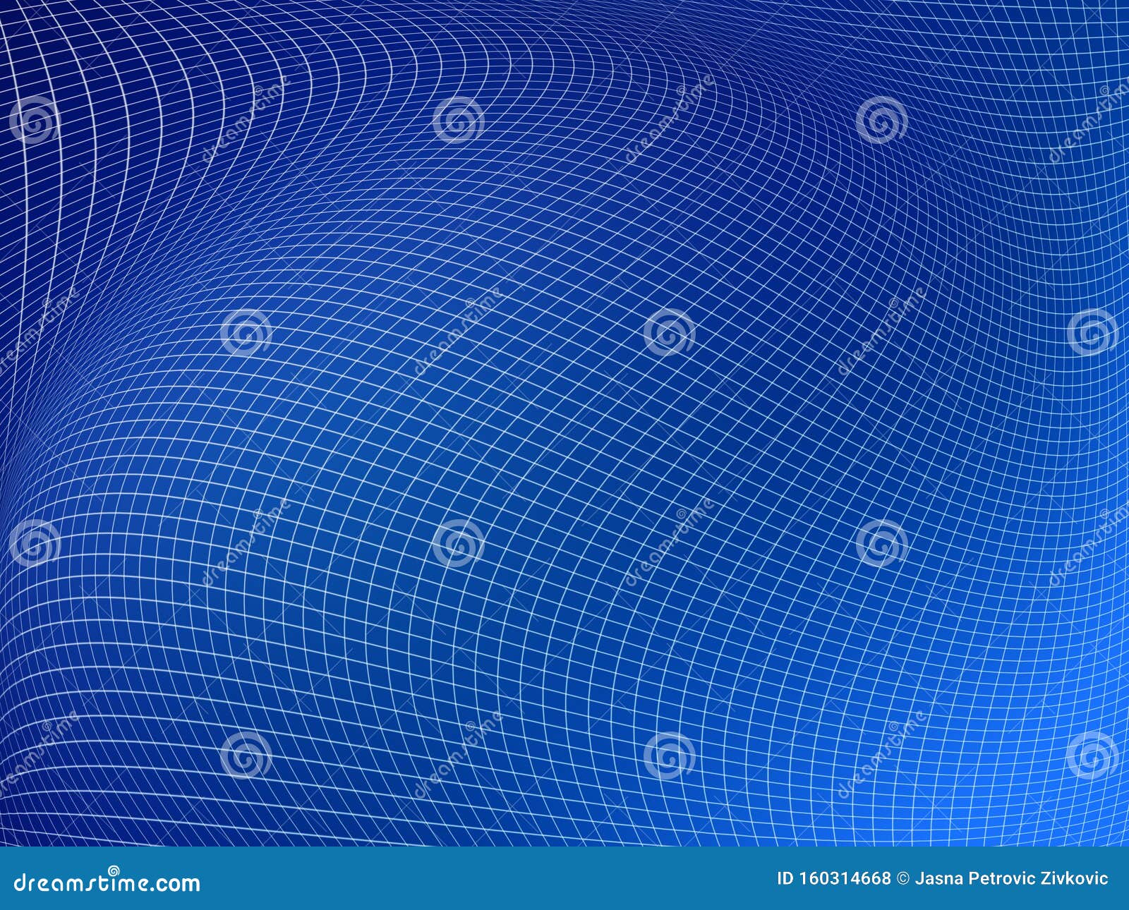 Blue Technology Background with Grid Line Stock Illustration ...