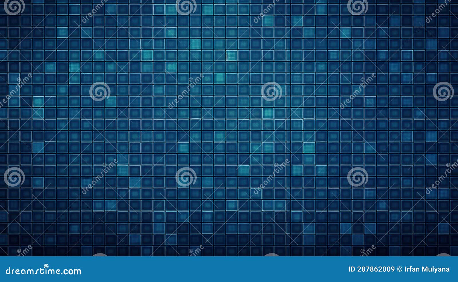 Blue Technology Background with Intricate Details and Square Design ...