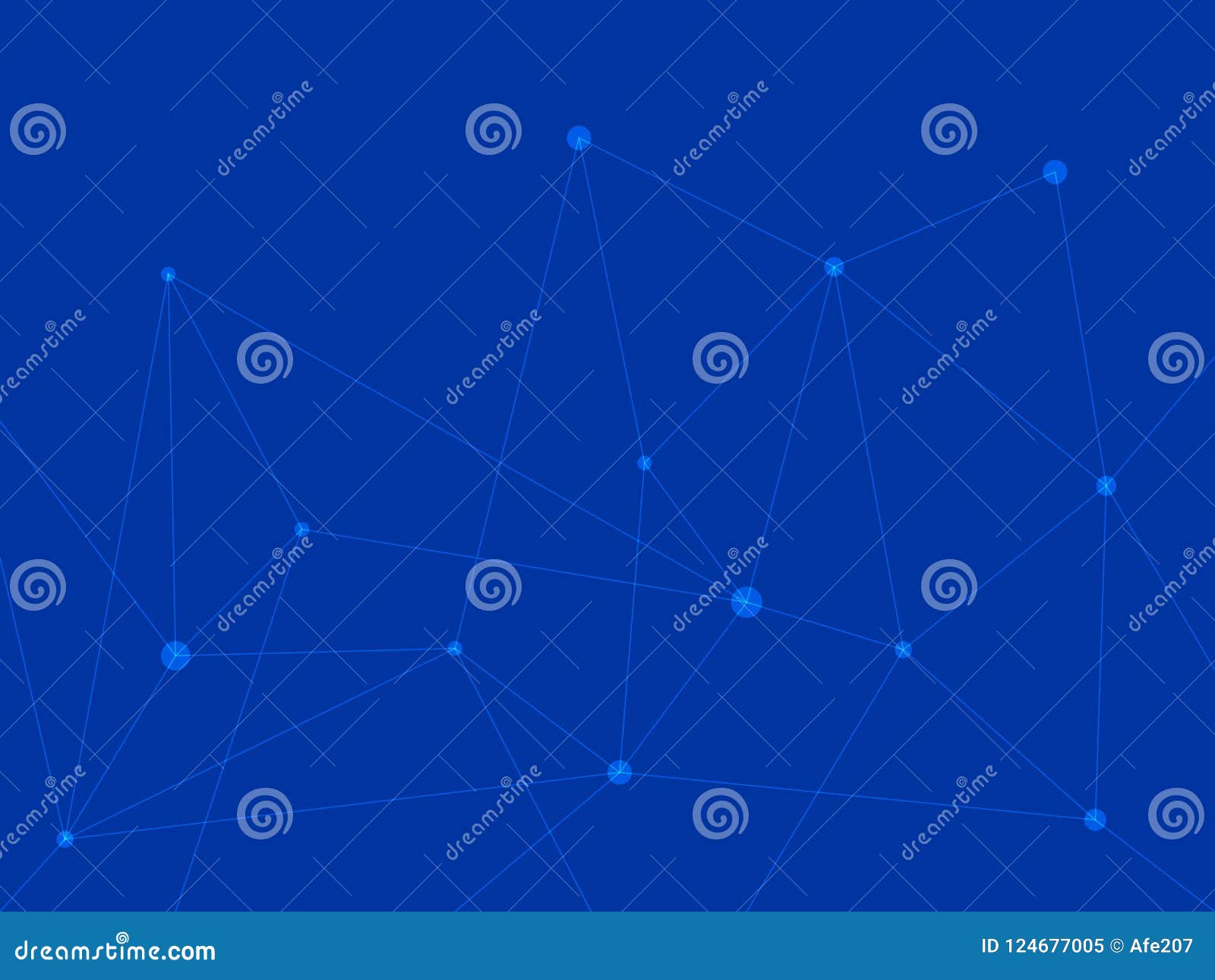 Blue Technology Background Triangle Abstract with Line Information ...