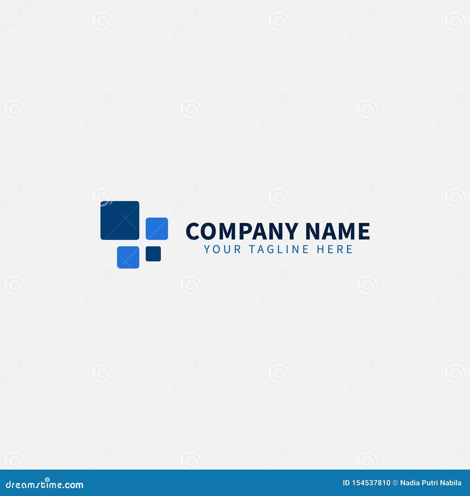 Blue Technology it Logo Editable for it Business or Service Stock ...