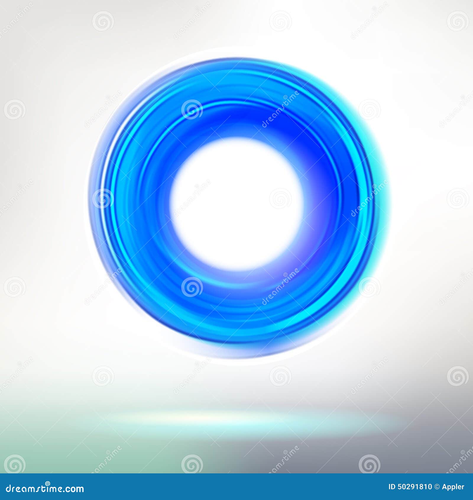 Blue technology ring stock vector. Illustration of blue - 50291810