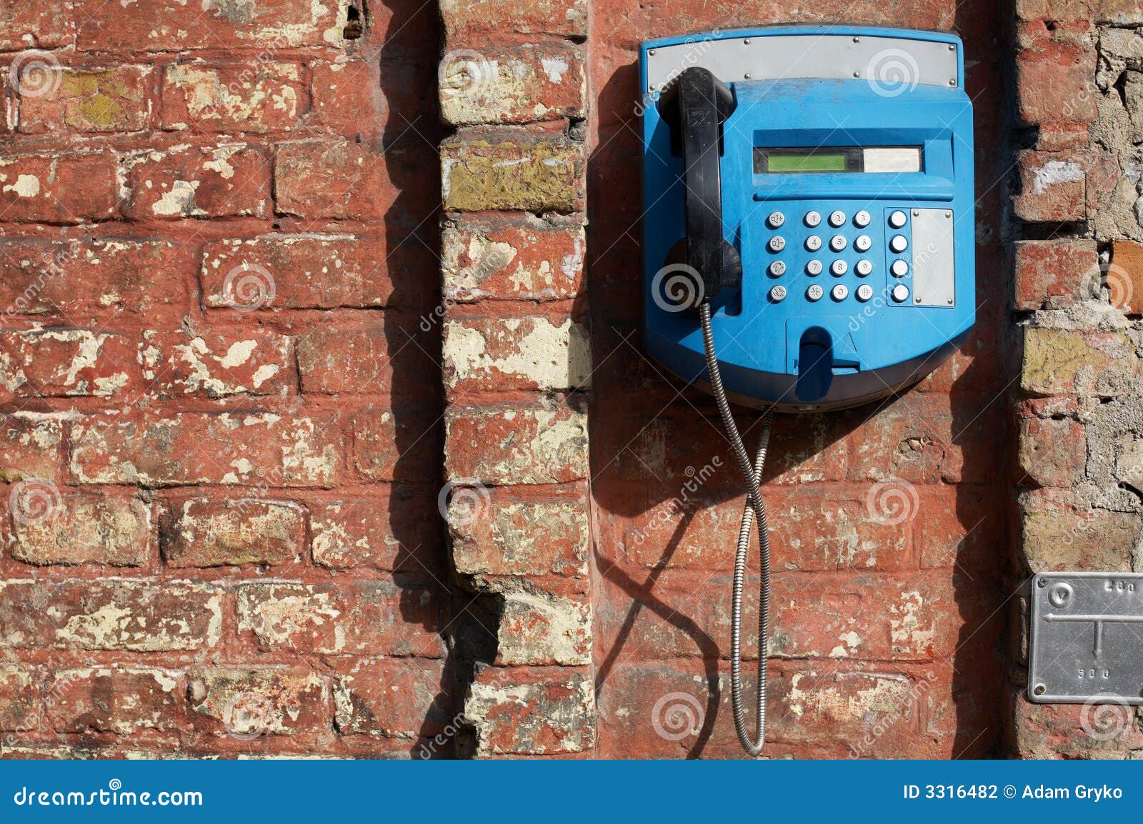 Blue telephone stock photo. Image of view, communication - 3316482