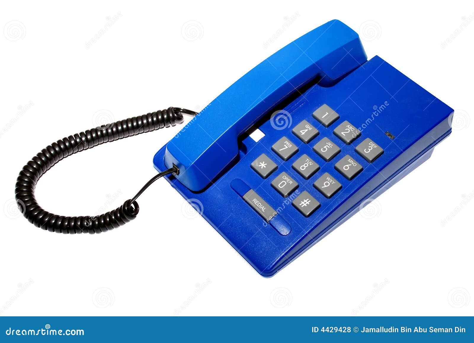 Blue telephone stock photo. Image of connection, white - 4429428