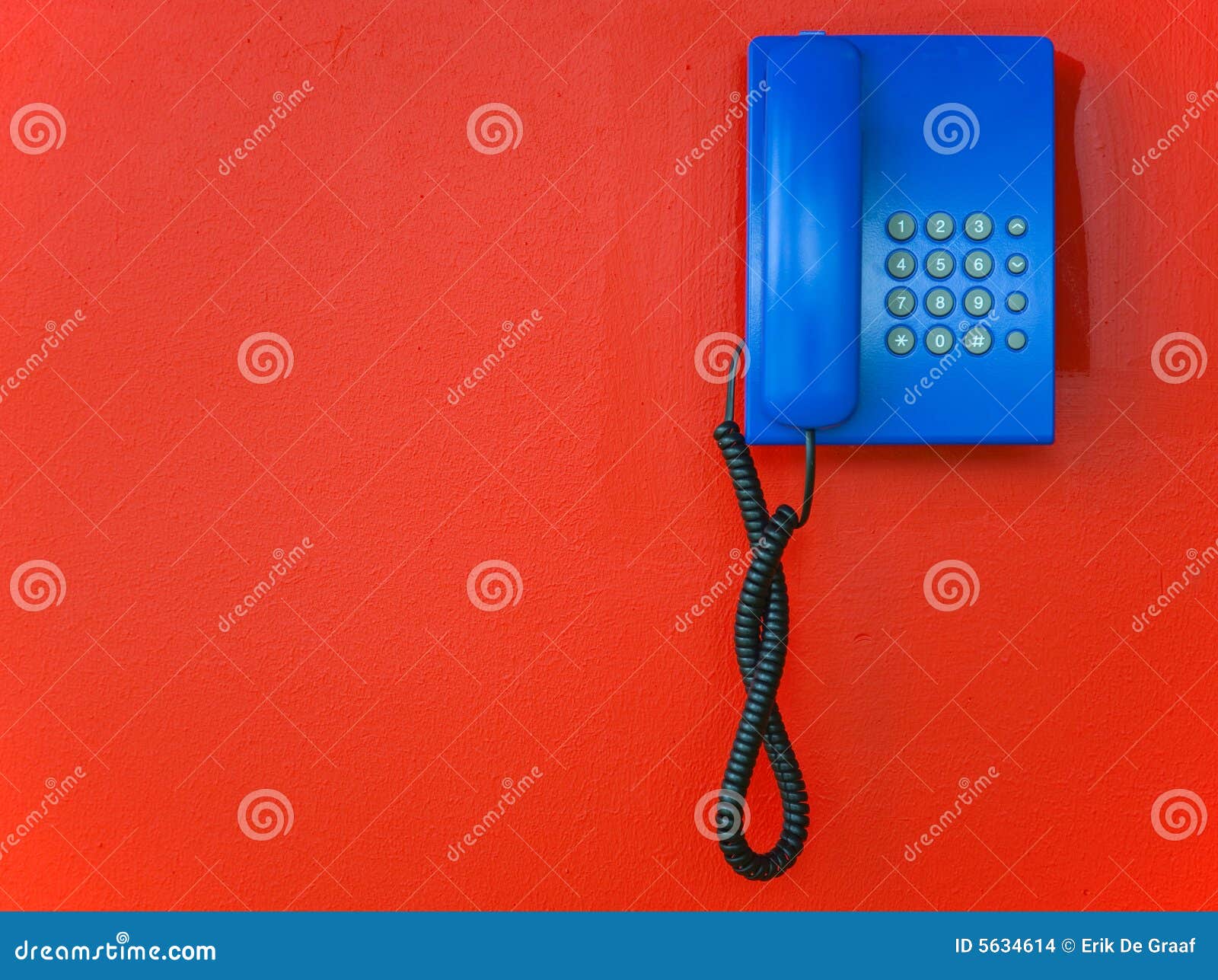Blue telephone stock photo. Image of abstract, calling - 5634614