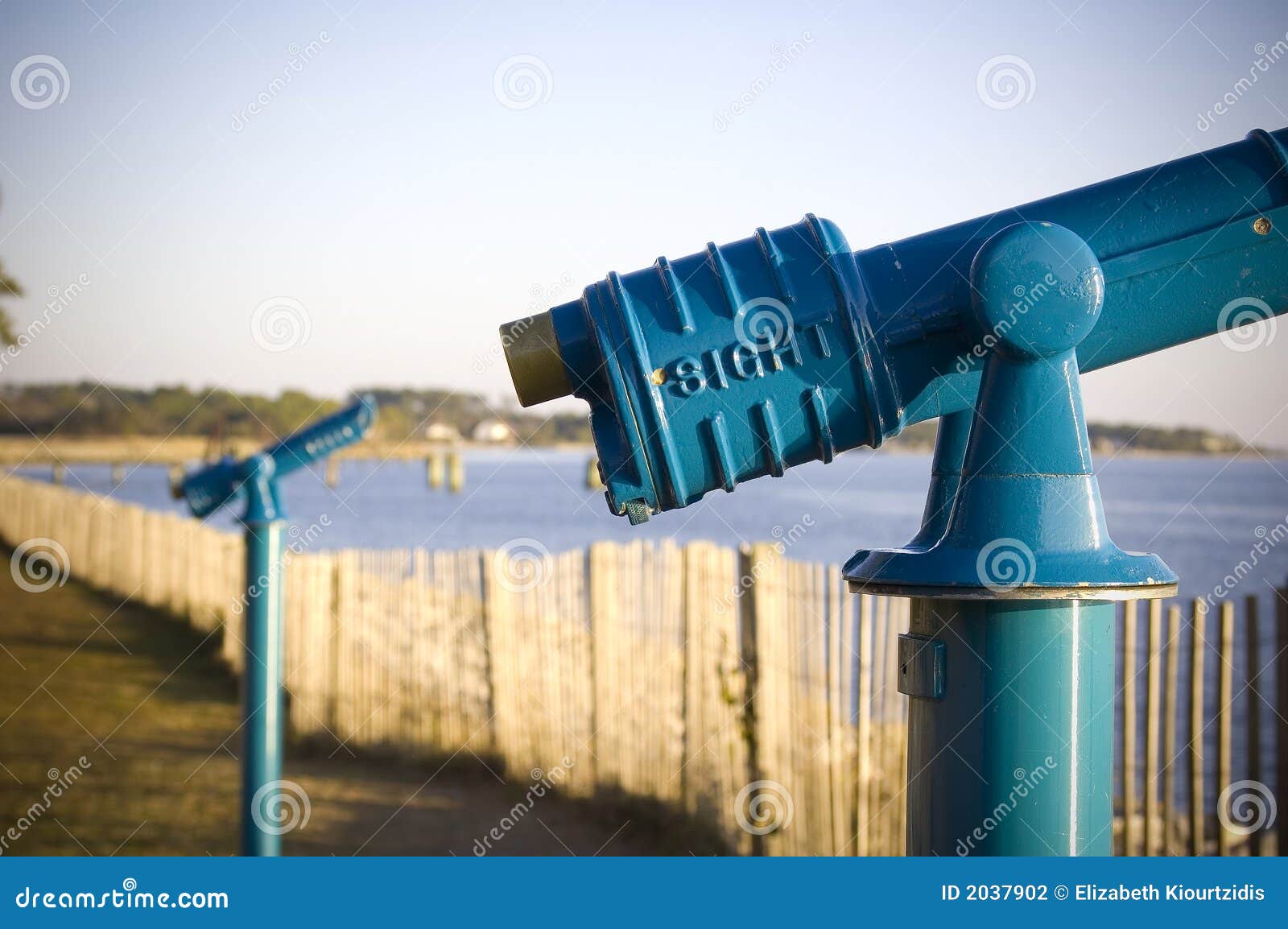 Blue telescope stock photo. Image of observe, blue, look - 2037902
