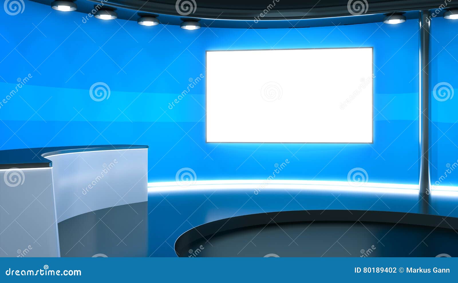 Blue Television Screen With Static Noise Abstract Background Stock ...