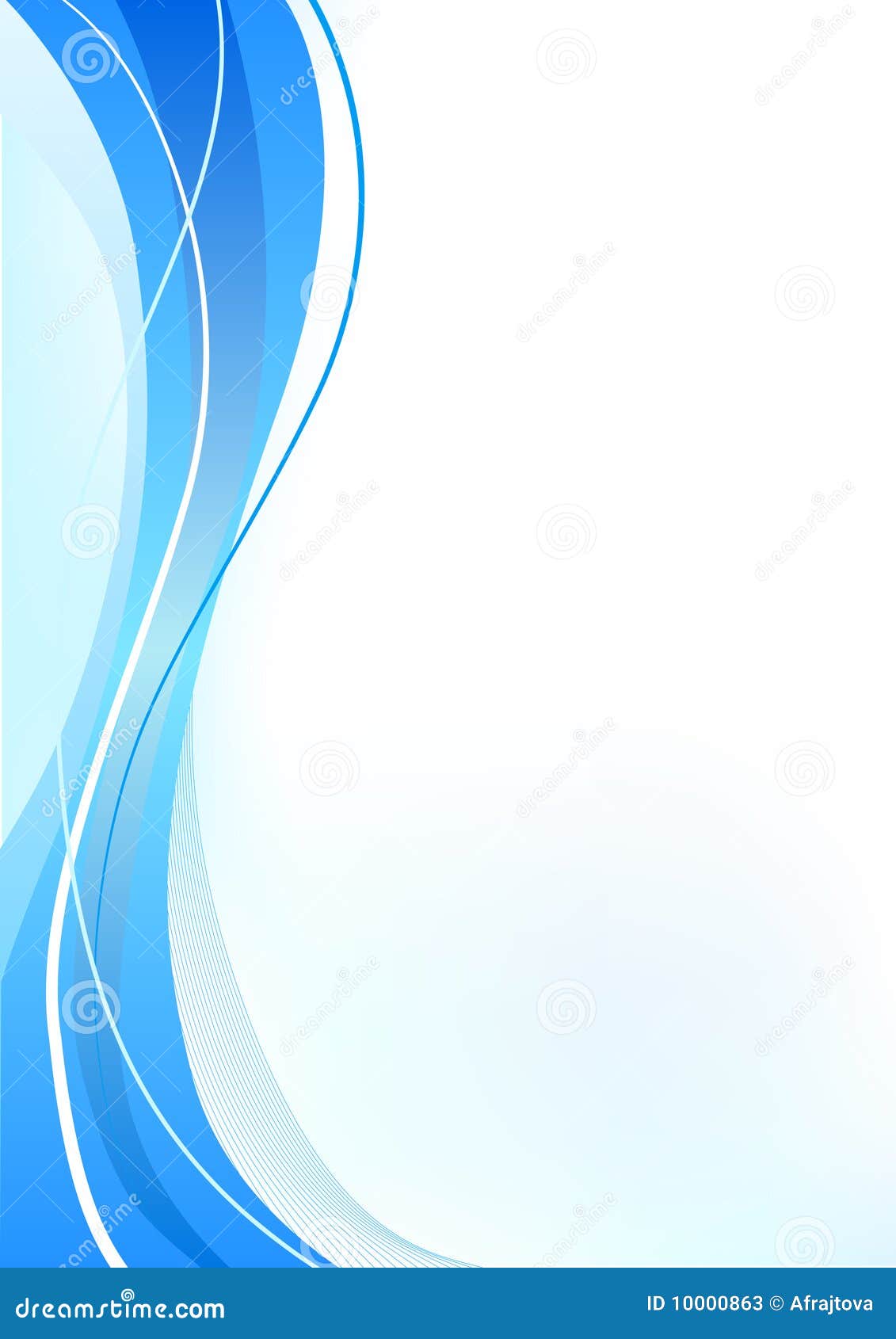 Blue template stock vector. Illustration of blue, cold - 10000863