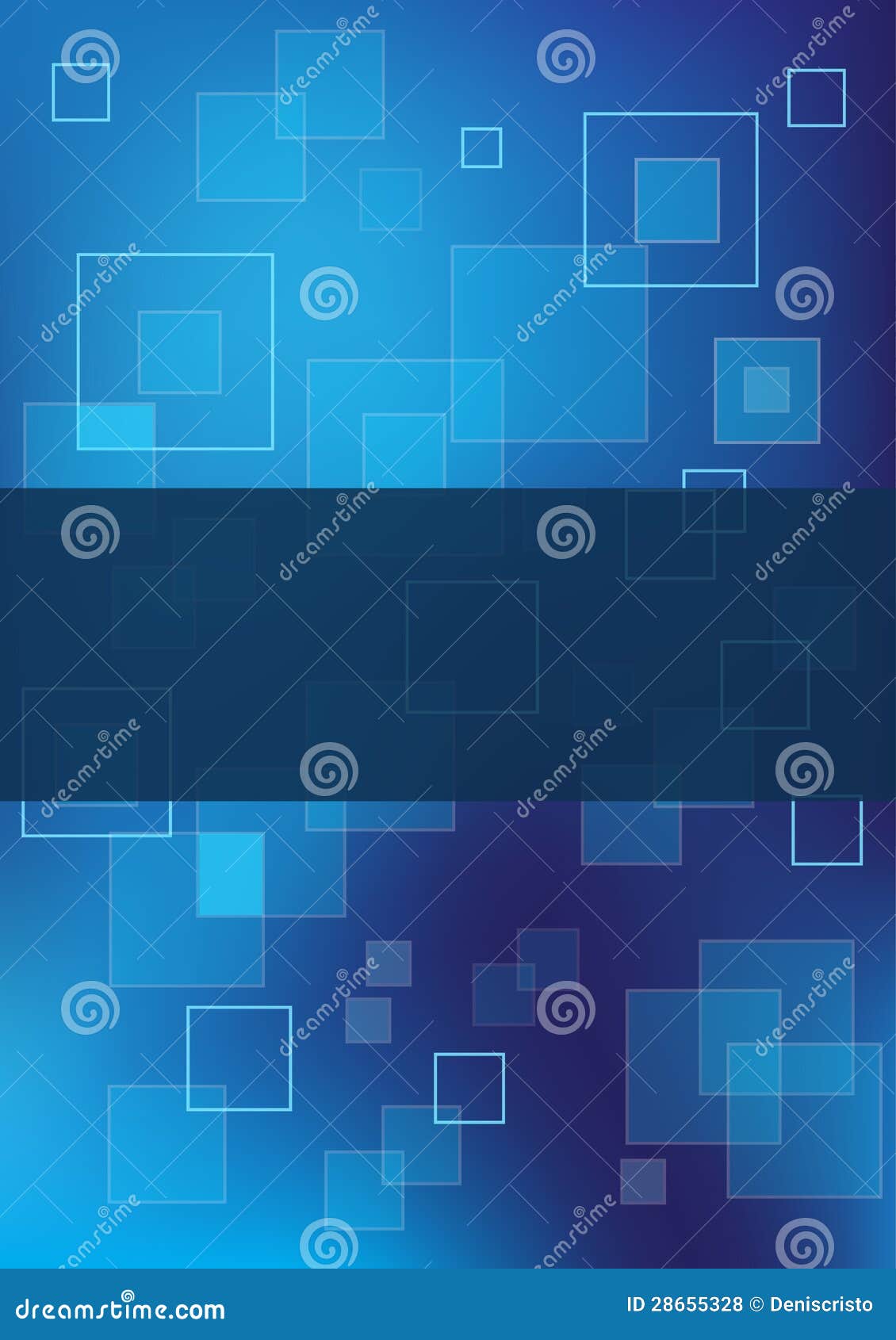Blue template stock vector. Illustration of abstract - 28655328