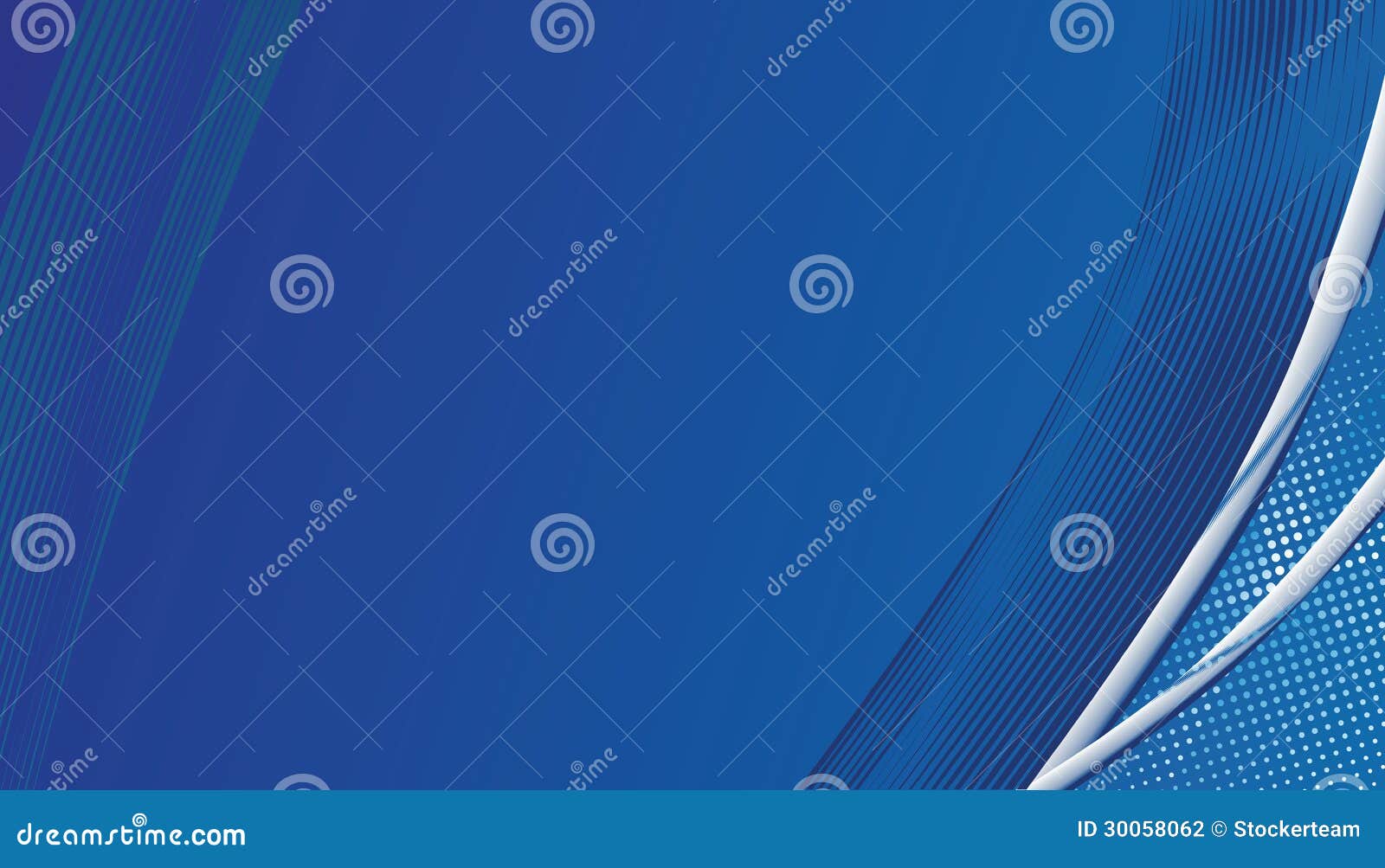 Blue Template Background with Lines Stock Illustration - Illustration ...