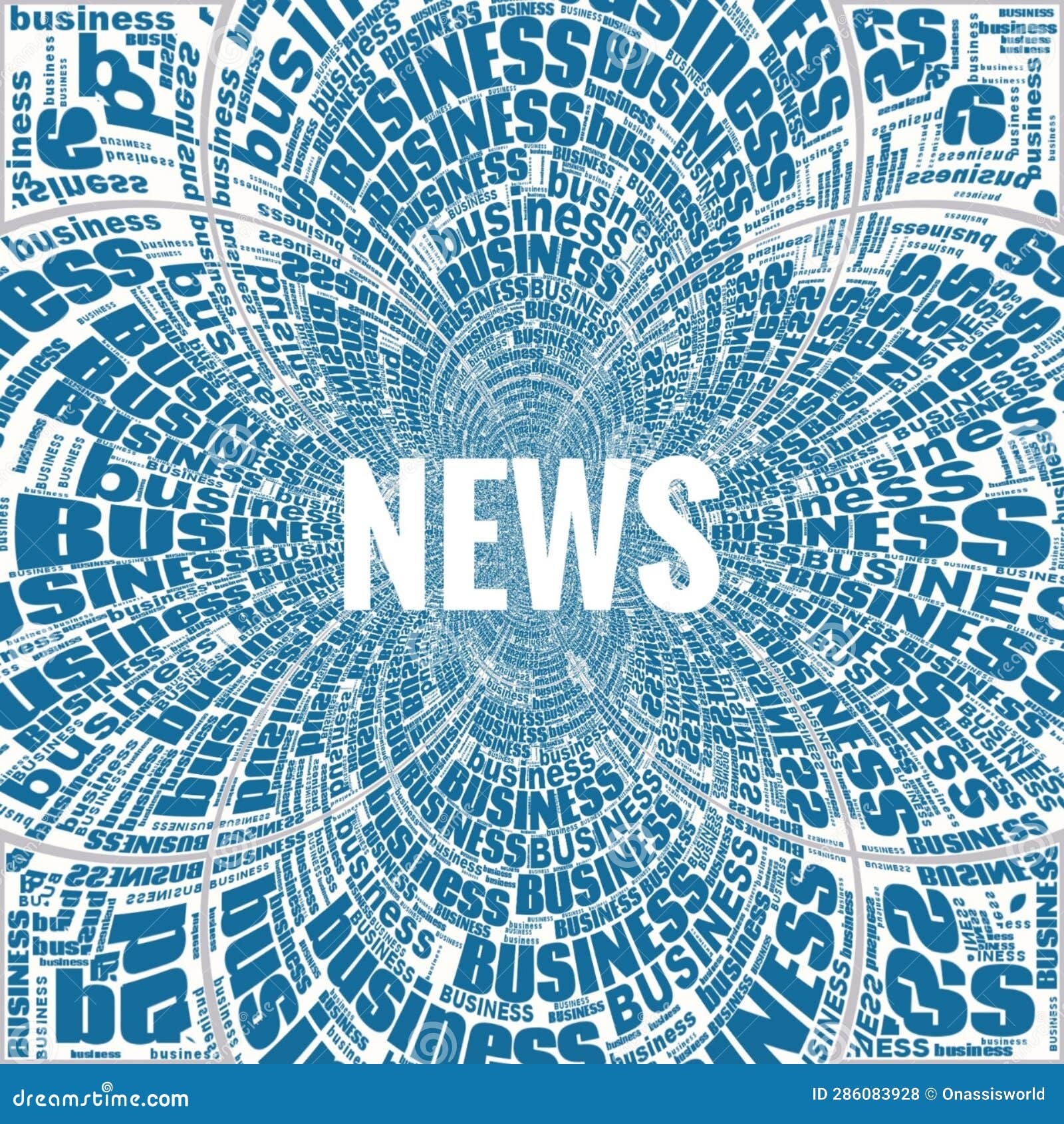 Blue Text Business News Page Header Banner Background Stock Photo ...