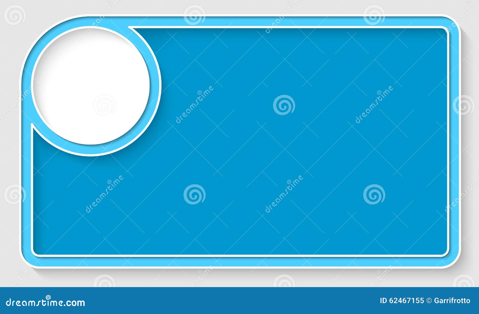 Blue text frame stock vector. Illustration of frame, blue - 62467155
