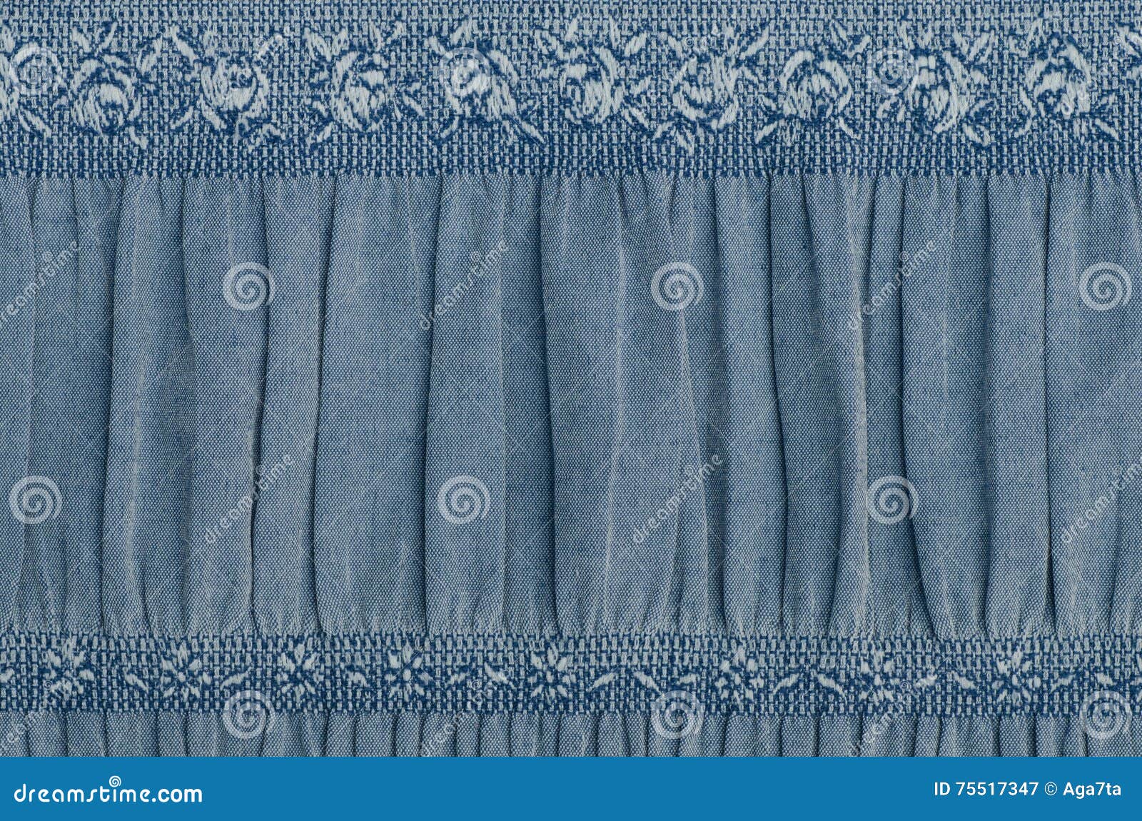 Blue Textile Background Texture Stock Image - Image of fabric, detail ...