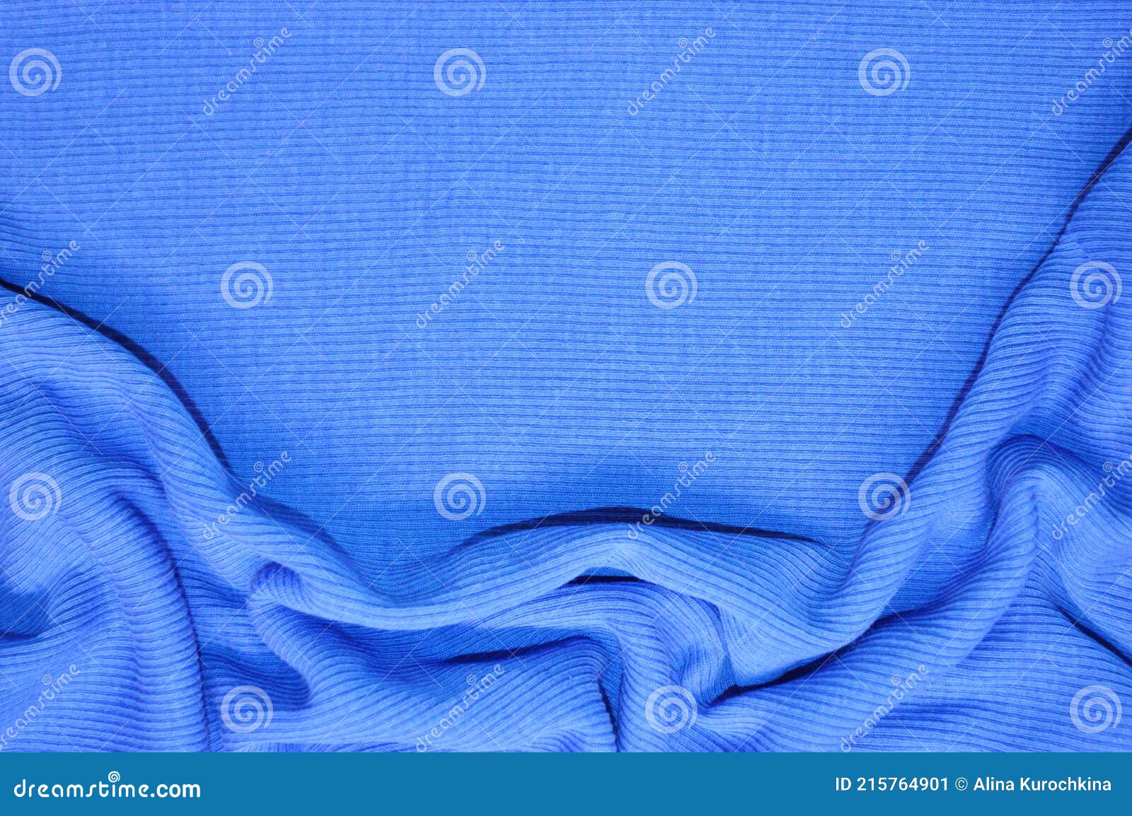 Blue Textile Pattern As a Background. Blue Material Texture on Fabric ...