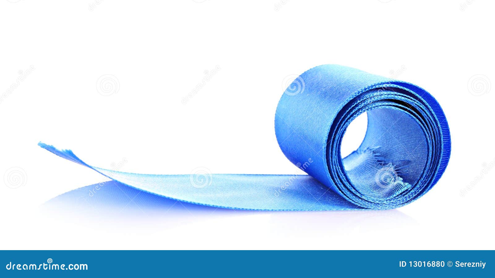 Blue textile roll stock photo. Image of ribbon, abstract - 13016880