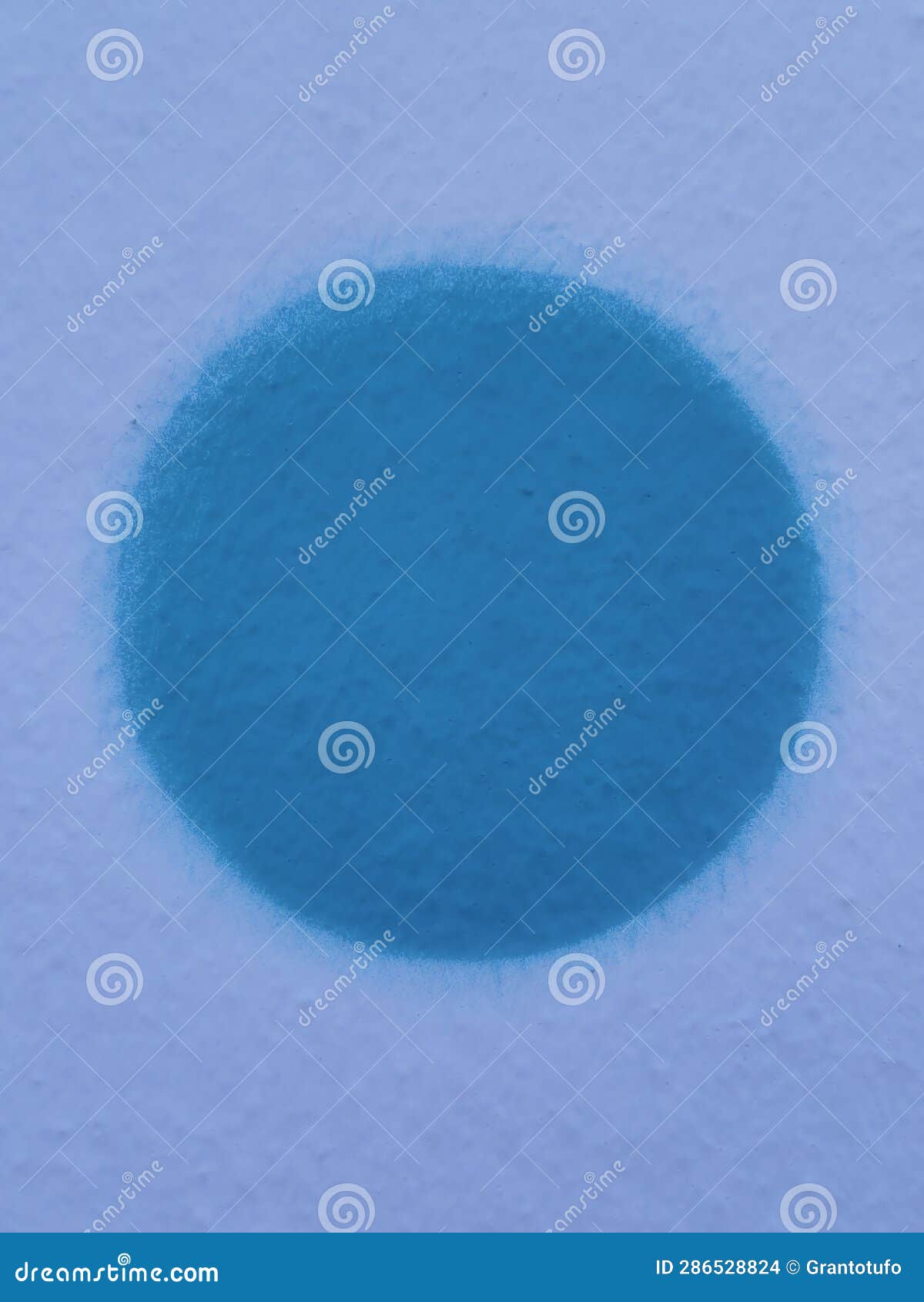 Blue Texture Forming a Circle in a Wall Stock Photo - Image of blue ...