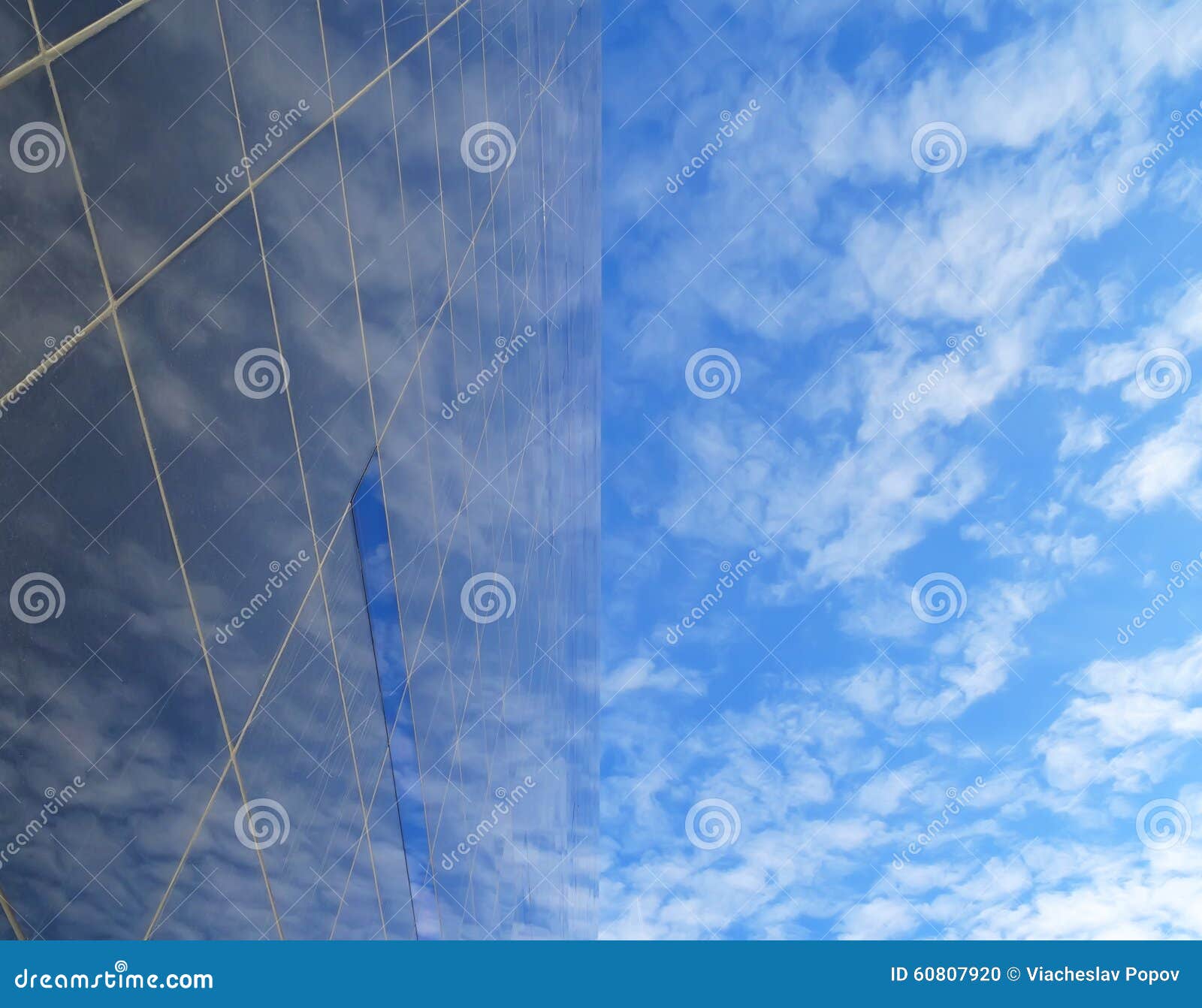 Blue Texture of Glass Buildings Stock Illustration - Illustration of ...
