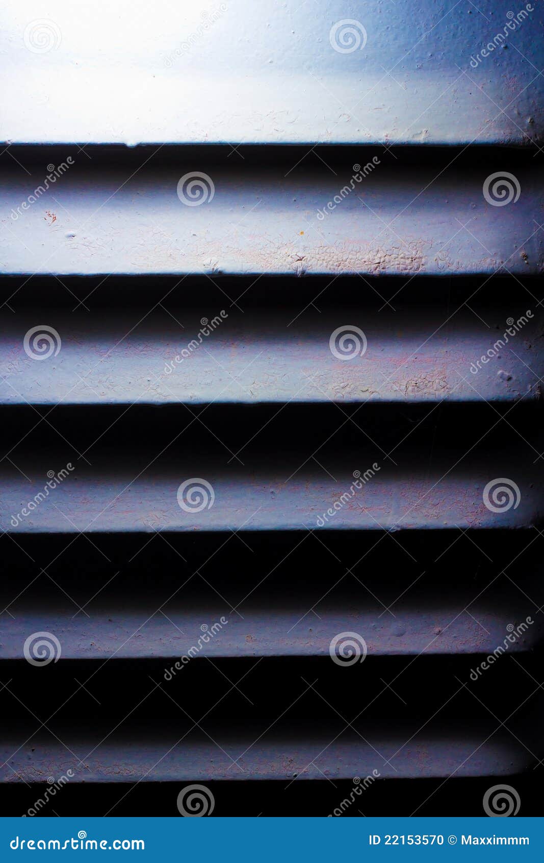 Blue Texture of Old Iron Shutters Stock Photo - Image of industrial ...