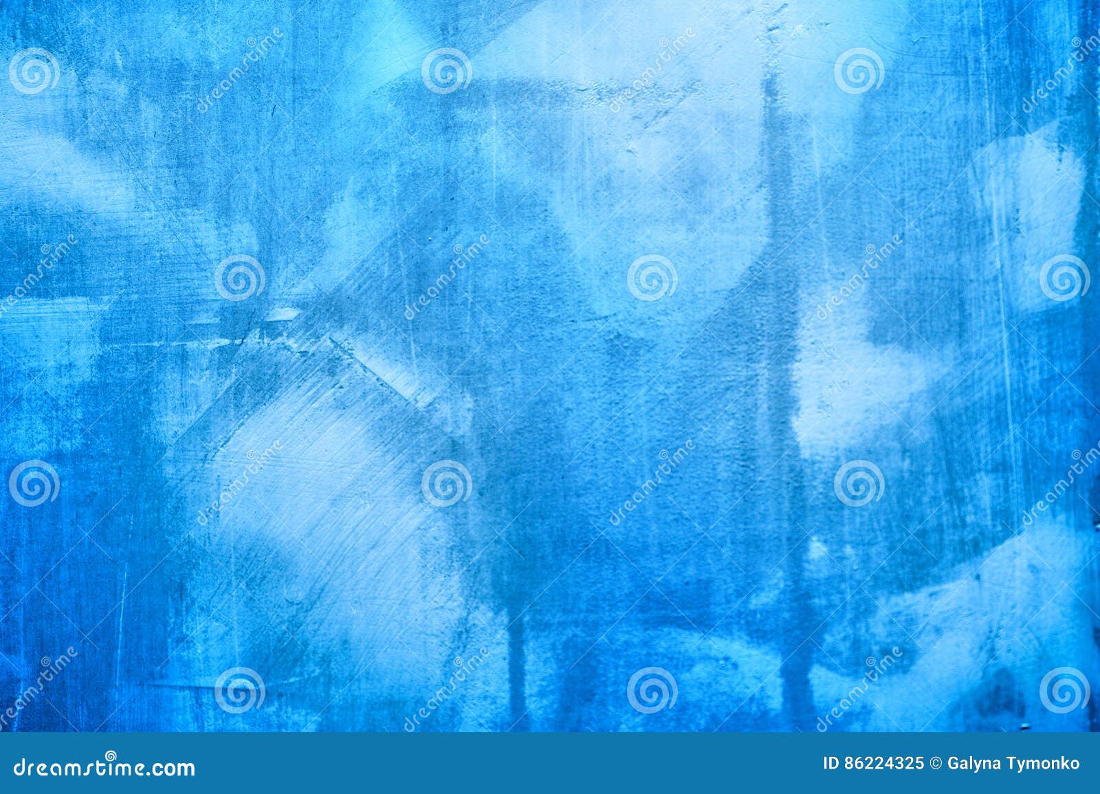 Blue Texture of Plaster on the Wall for the Background Stock ...