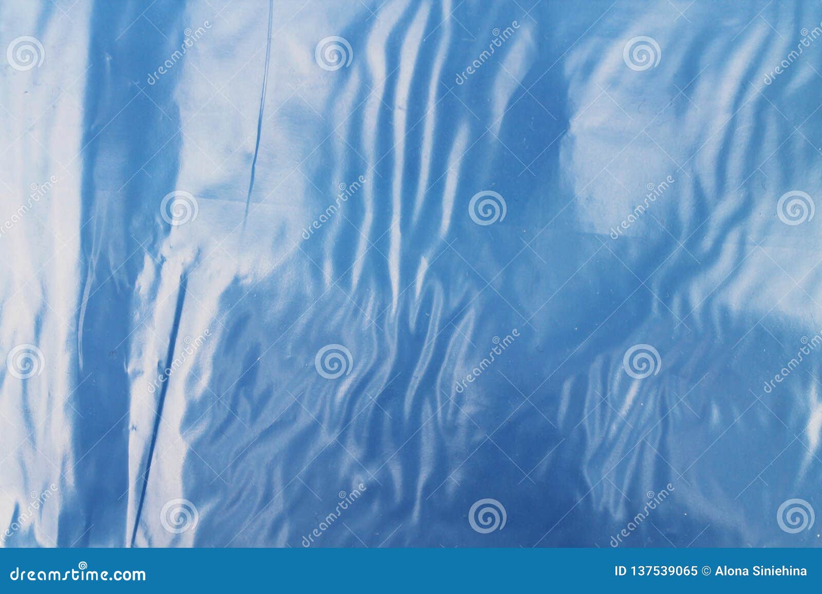 Blue Texture of Plastic Latex with Reflections and Bubbles, Similar To ...