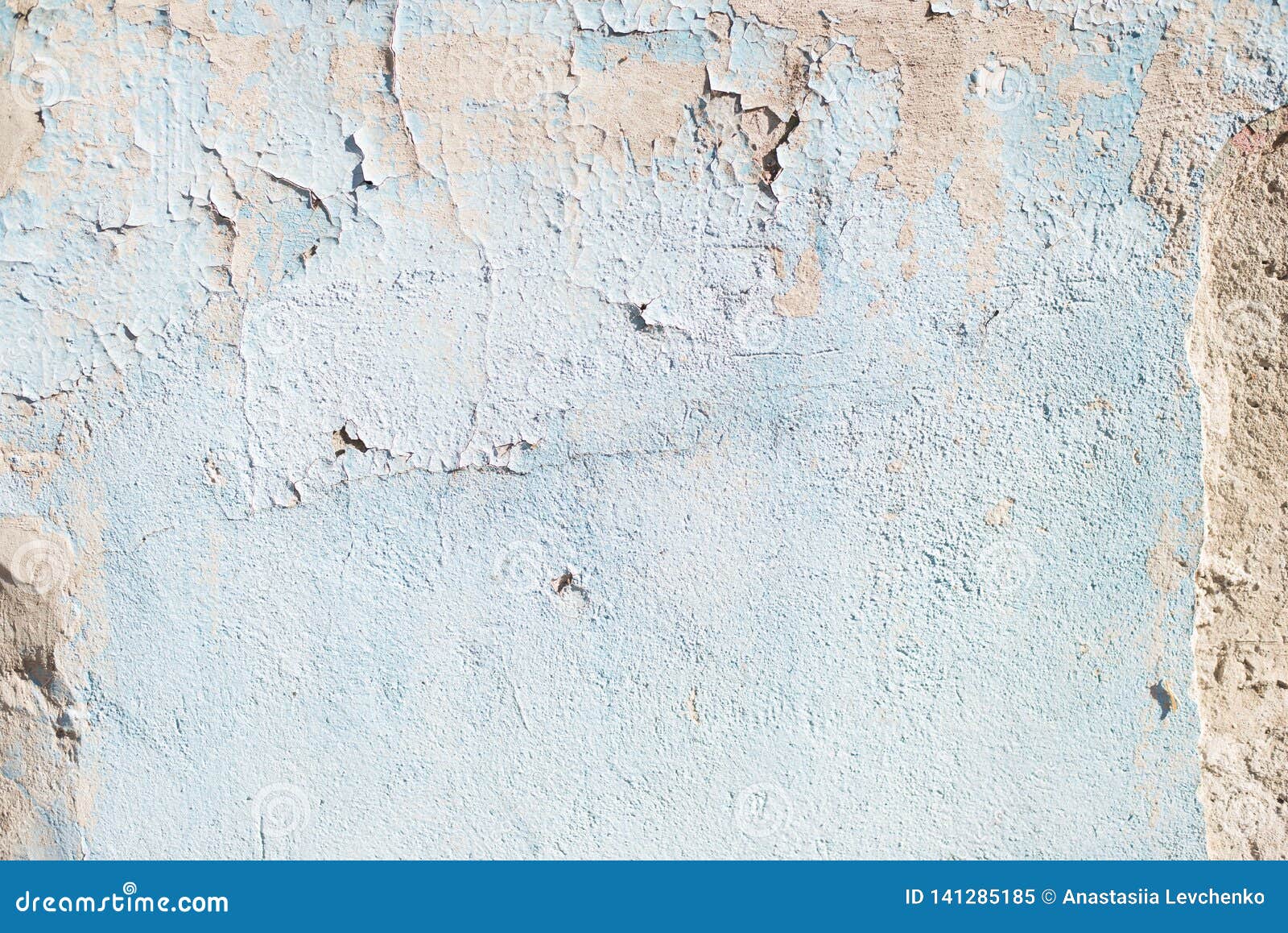 Blue Texture With Scratches And Cracks. Blue Background. Blue And White ...