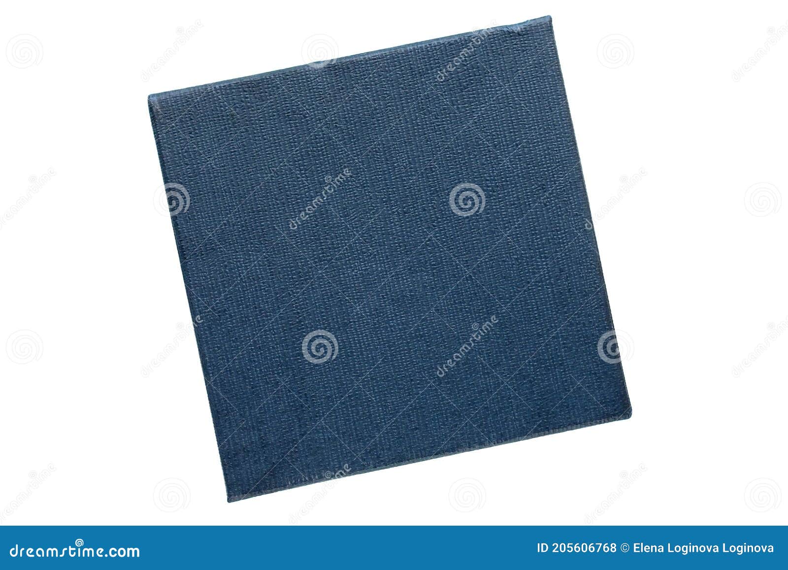 Blue Texture Square Isolated on White Background Stock Photo - Image of ...