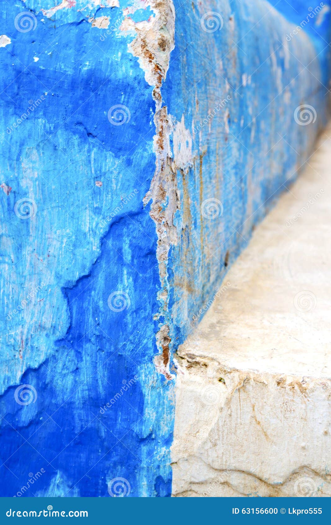 Blue in Texture Wall and Step Stock Photo - Image of grungy, decoration ...
