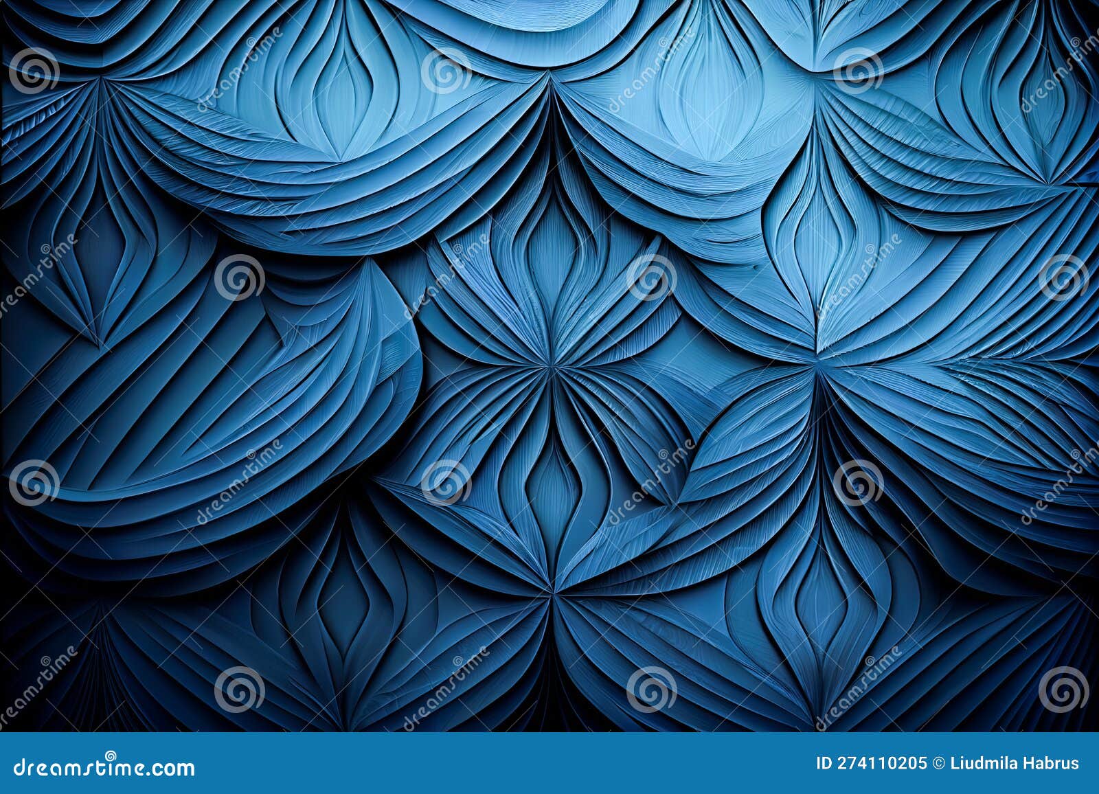 Blue Textured Background Blue Pattern Design Interior. Generative AI ...