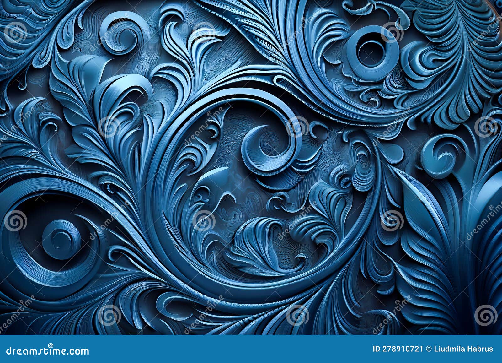 Blue Textured Background Blue Pattern Design Interior. Generative AI ...