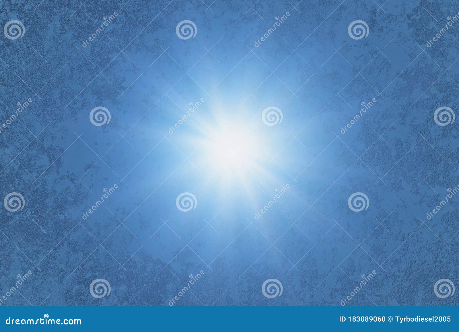 Blue Textured Background. Glow in the Center Stock Photo - Image of ...