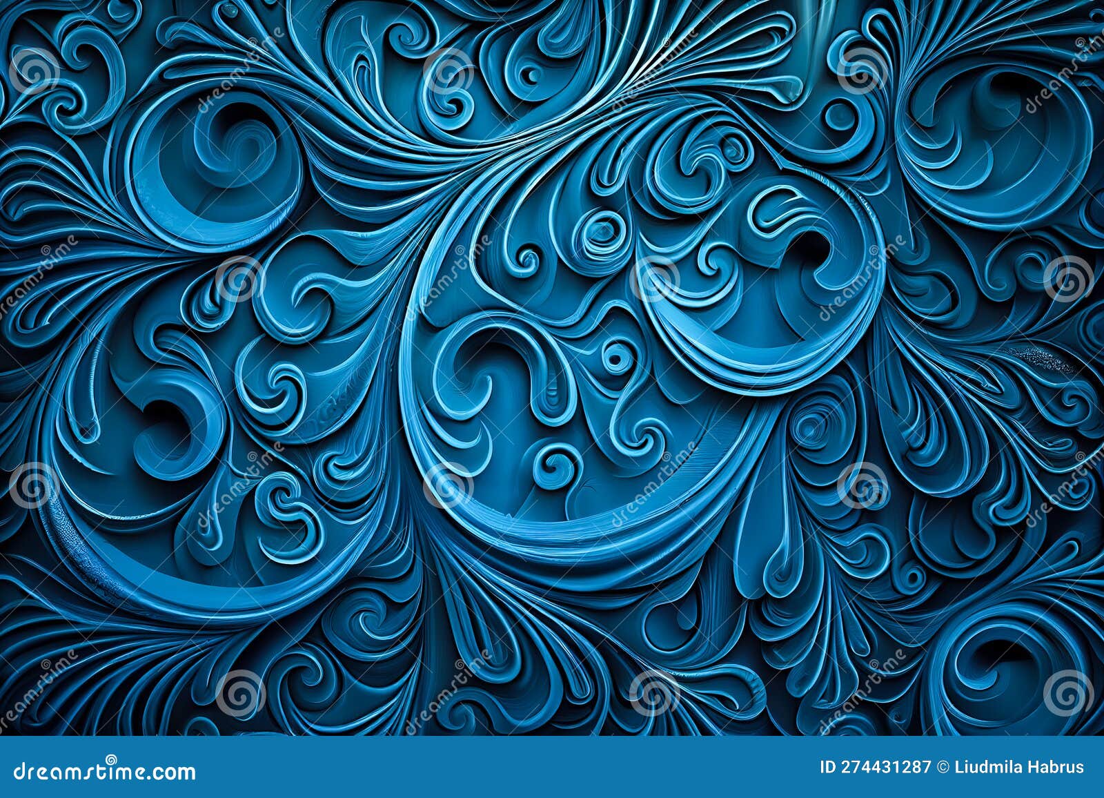 Blue Textured Background Blue Pattern Design Interior. Generative AI ...