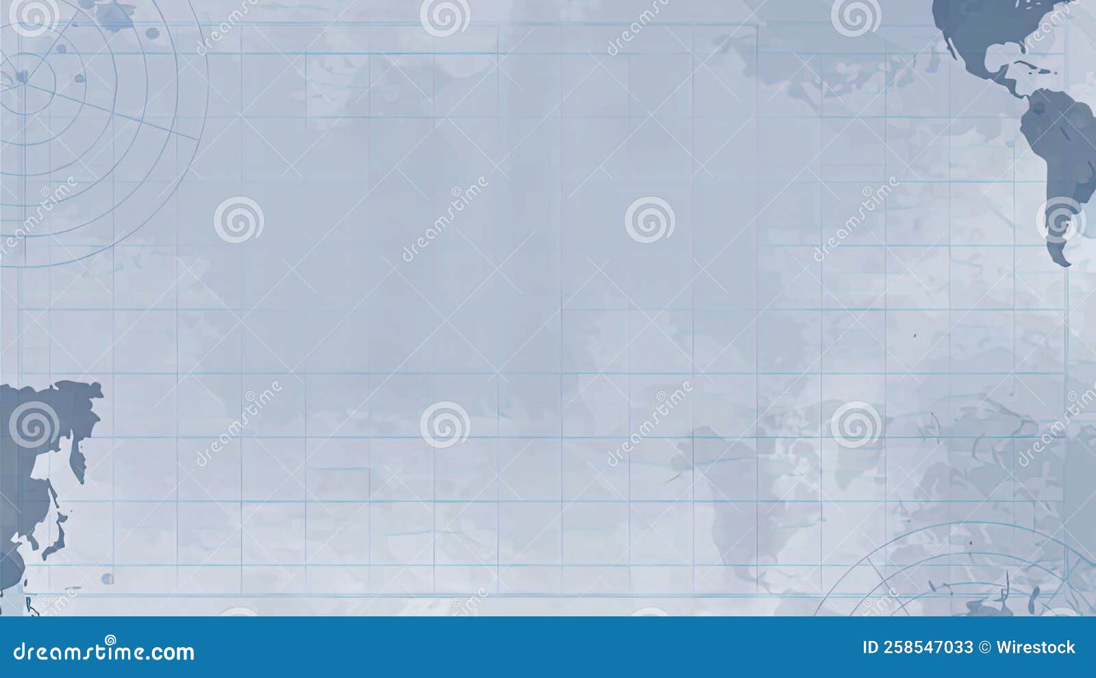 Blue Textured Map Pattern with Blank Space for Text. Stock Illustration ...