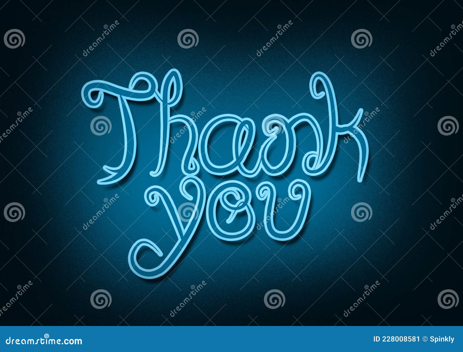 Blue Thank You Note Background Wallpaper Stock Illustration ...