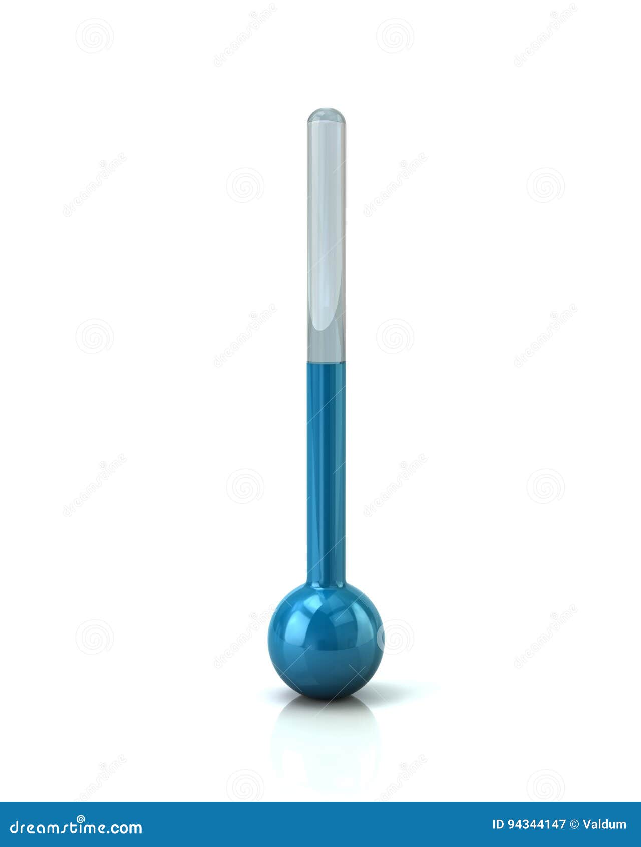Blue thermometer icon stock illustration. Illustration of symbol - 94344147