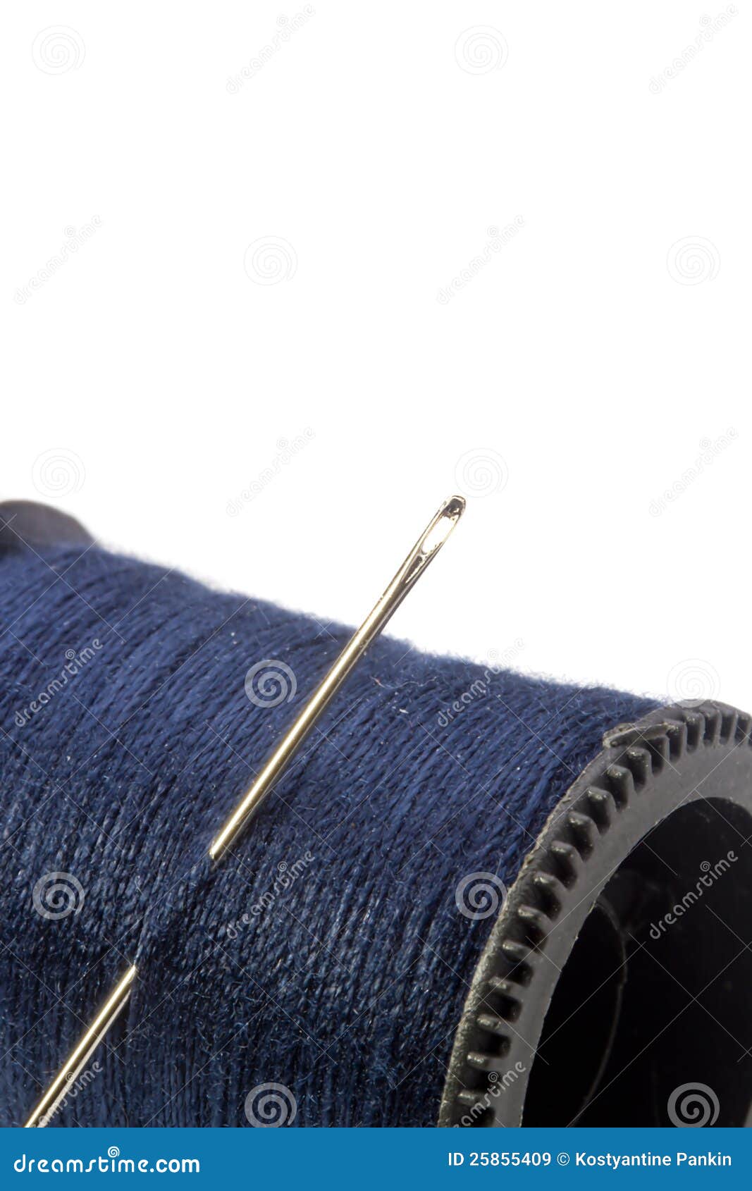 Blue Thread stock image. Image of equipment, embroidery - 25855409