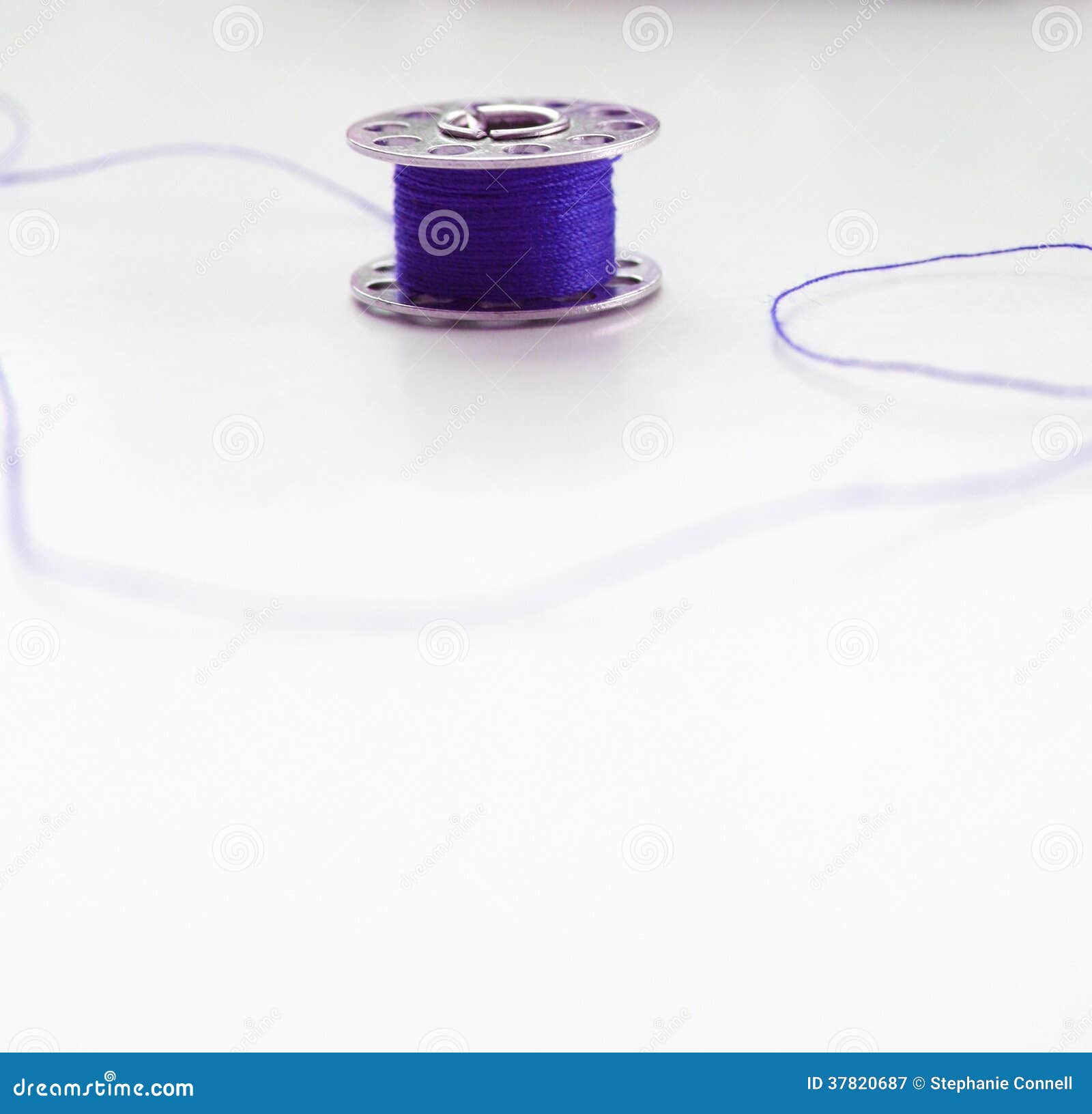 Blue Thread stock image. Image of craft, cotton, square - 37820687