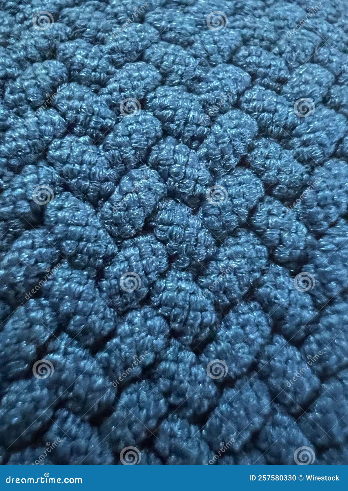 Blue thread macro texture stock photo. Image of white - 257580330