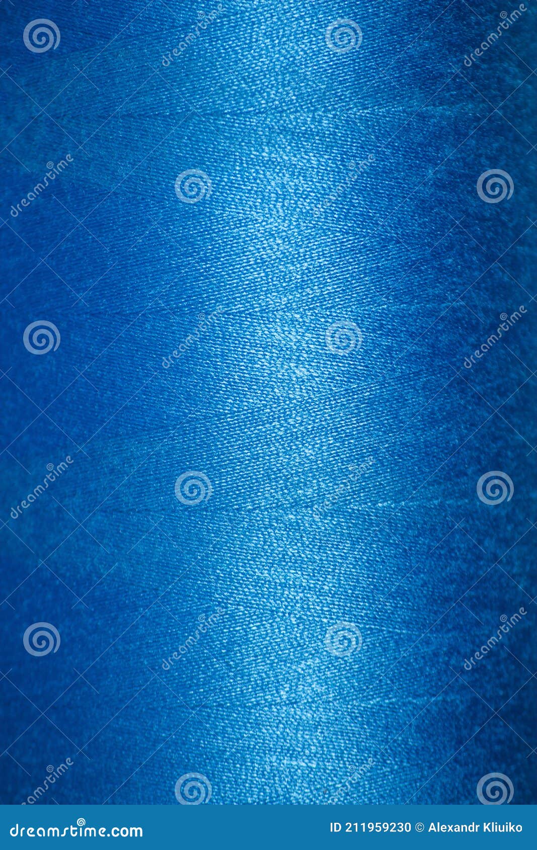 Blue Thread Texture. Close-up of the Thread Wound on a Spool Stock ...
