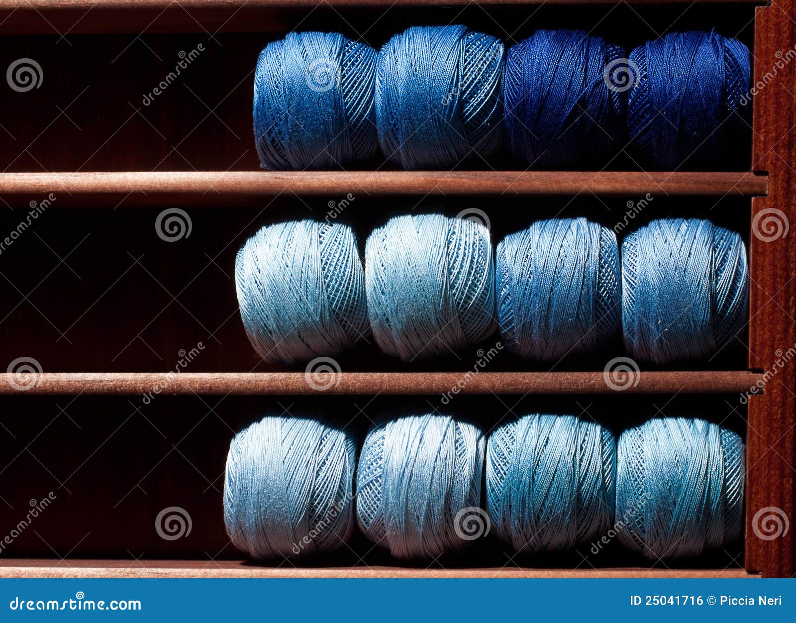 Blue threads stock photo. Image of close, blue, rows - 25041716