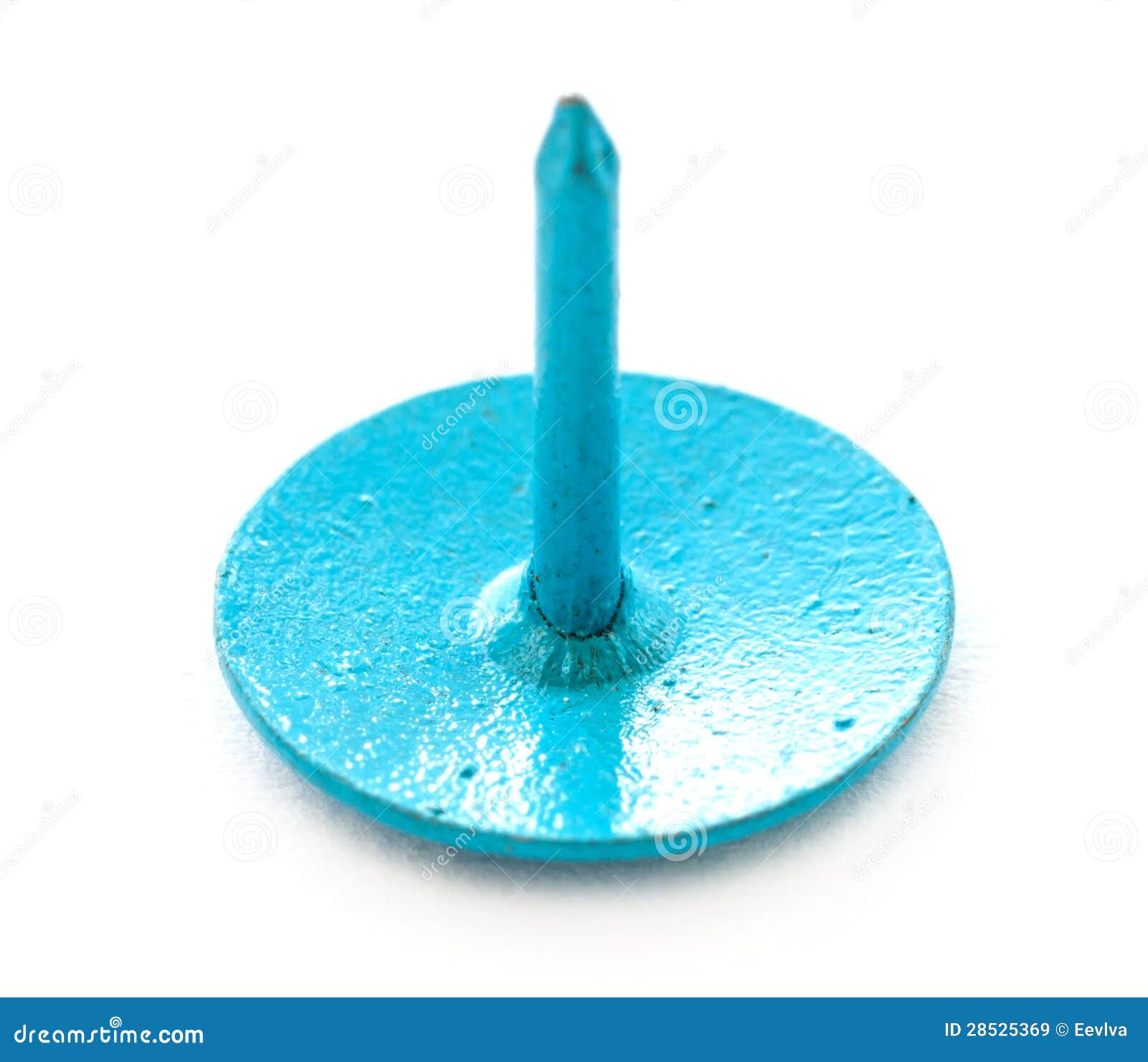 Blue thumb-tacks. stock image. Image of marked, cutout - 28525369