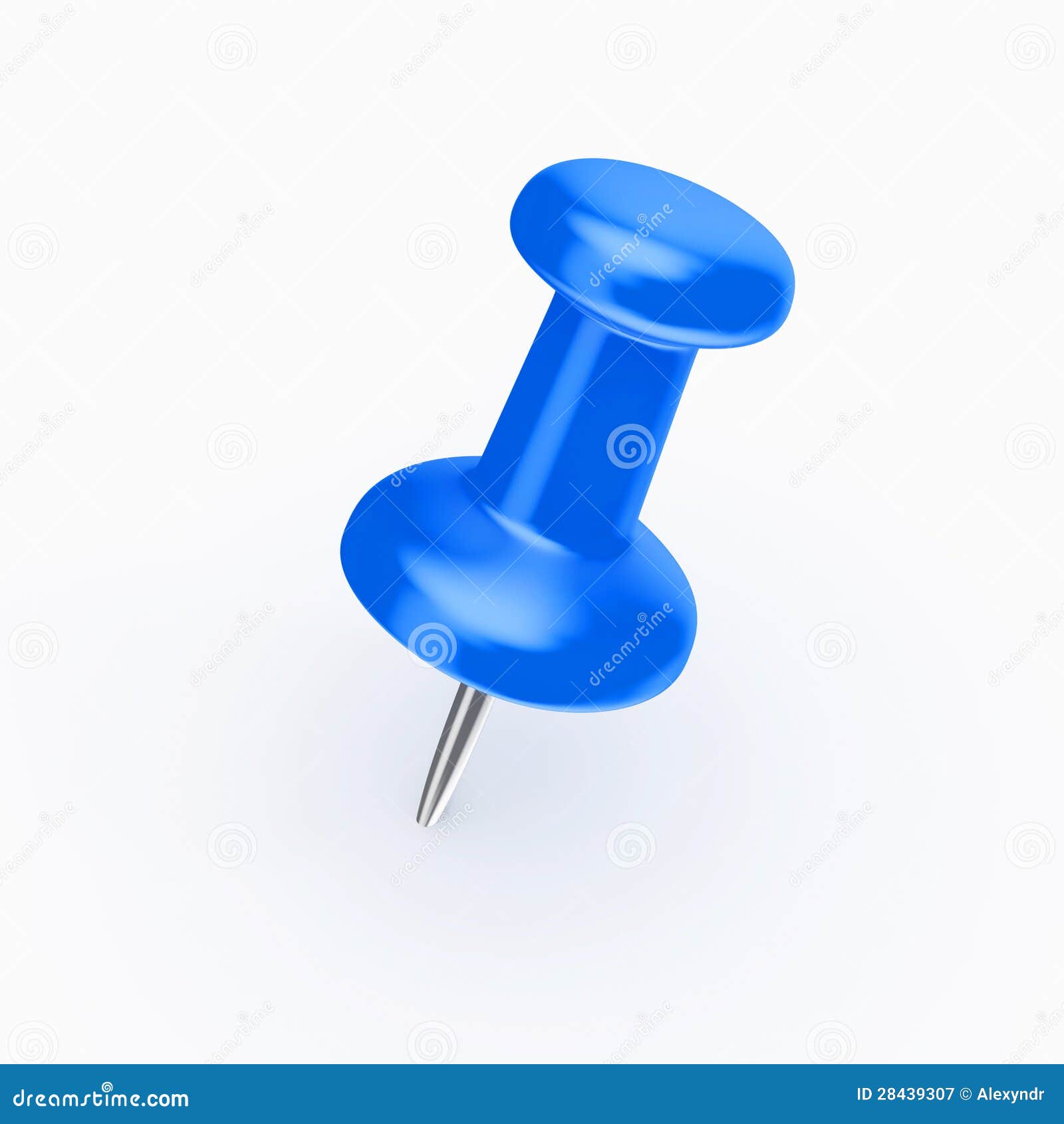 A Single Red Thumbtack In A Neutral Space Royalty-Free Stock Image ...