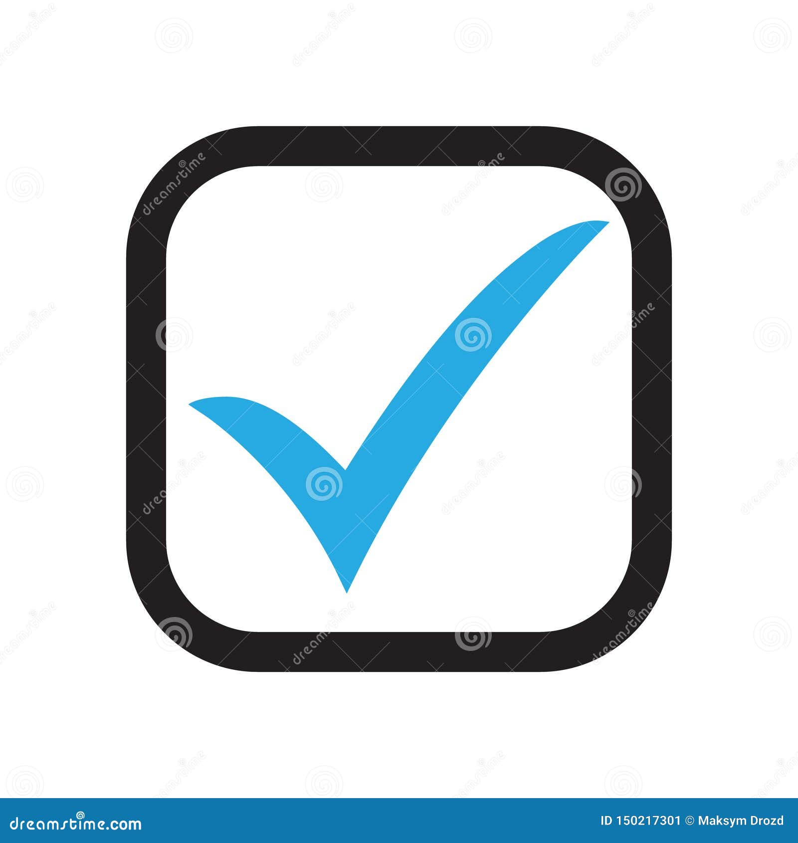 Blue Checkbox Icon