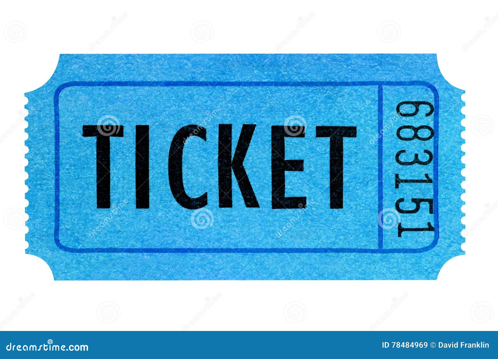 Blue ticket stock image. Image of admission, theatre - 78484969