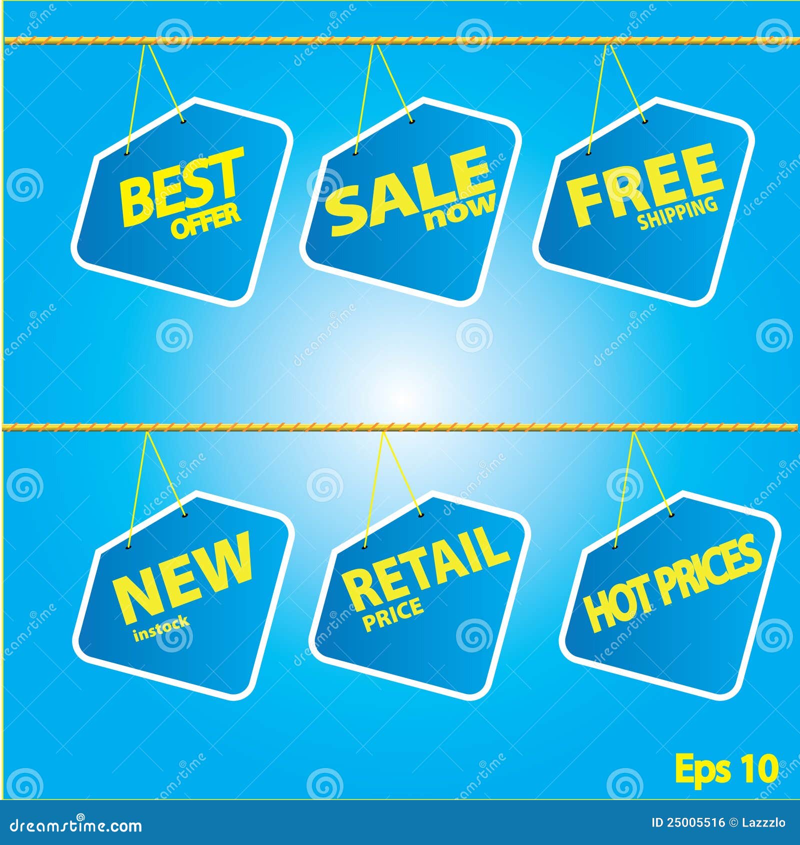 Blue tickets stock vector. Illustration of advertisement - 25005516
