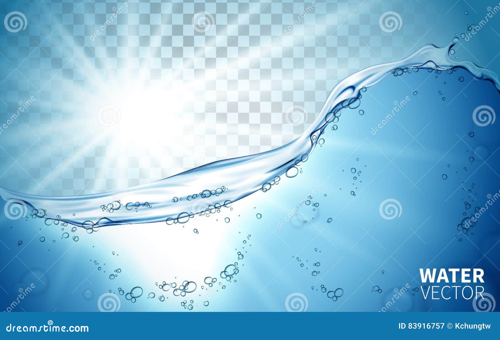 Blue tide element stock vector. Illustration of blue - 83916757