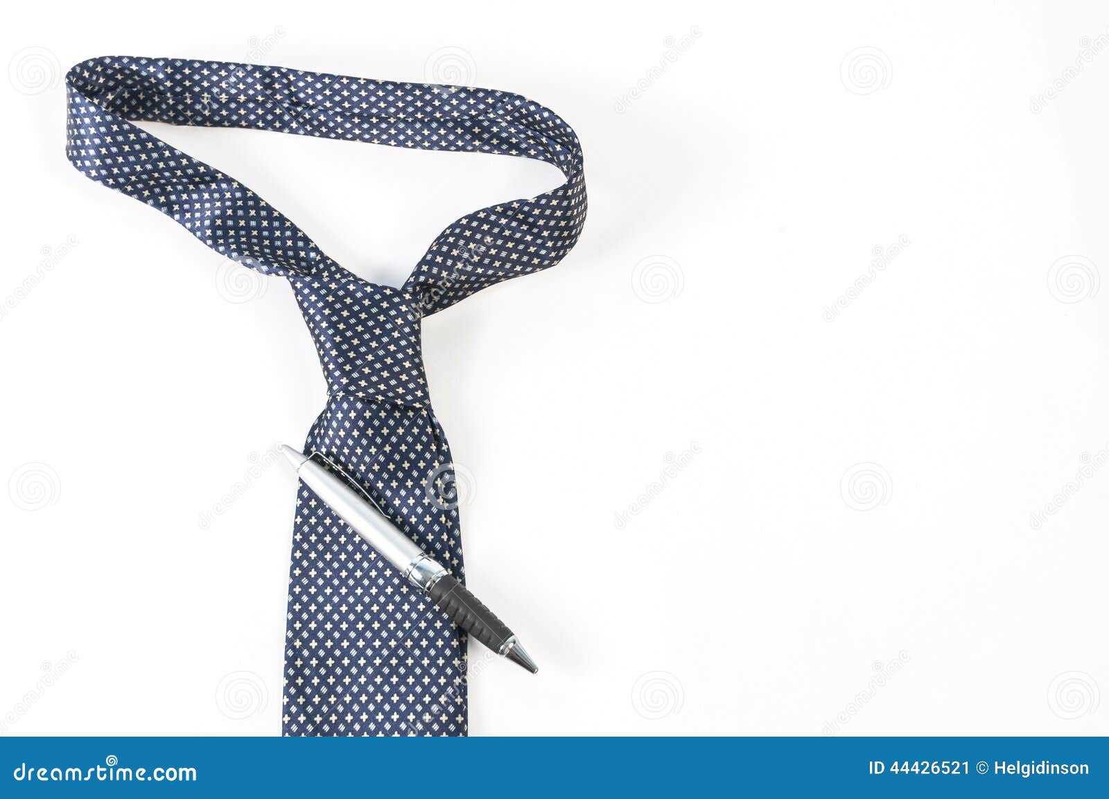 Blue tie and pen stock image. Image of blue, background - 44426521